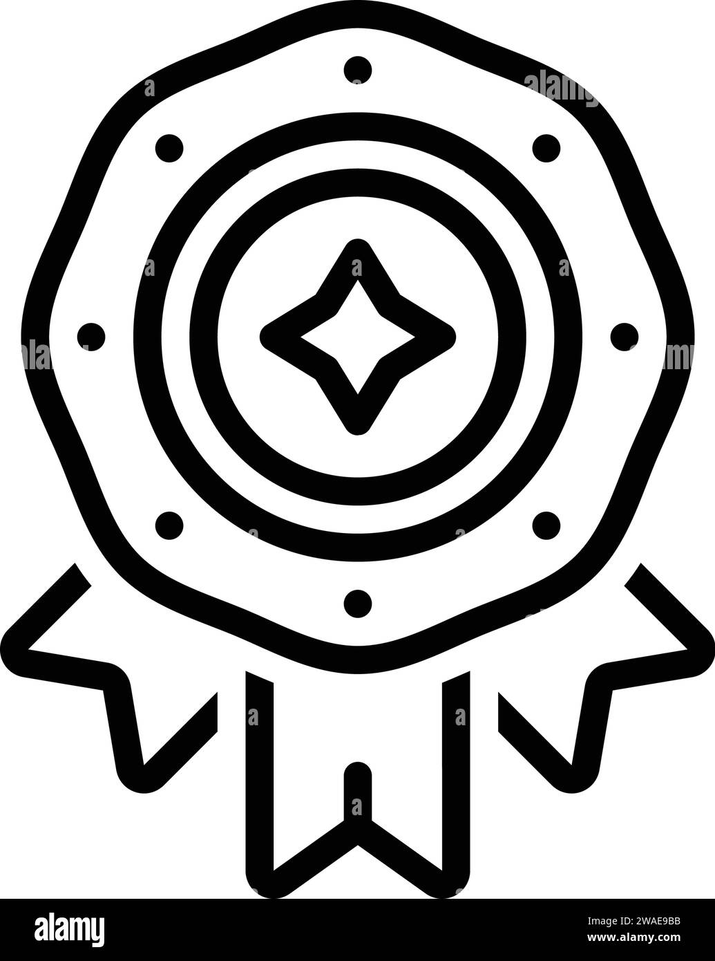 Icon for badge,rosette Stock Vector Image & Art - Alamy