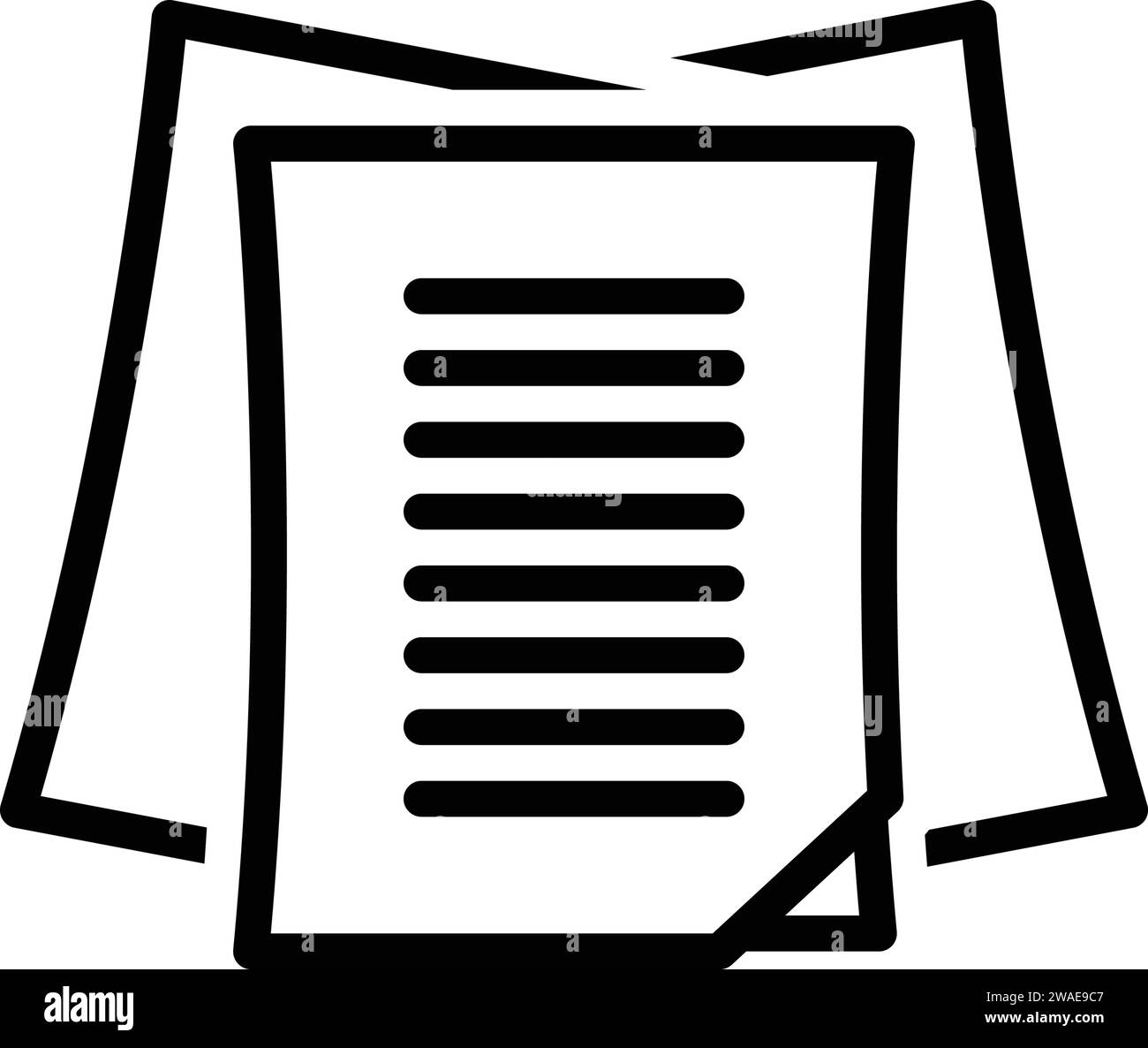 Icon for paper,document Stock Vector Image & Art - Alamy