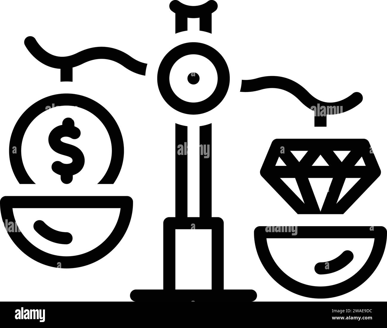 Money appraisal Stock Vector Images - Alamy