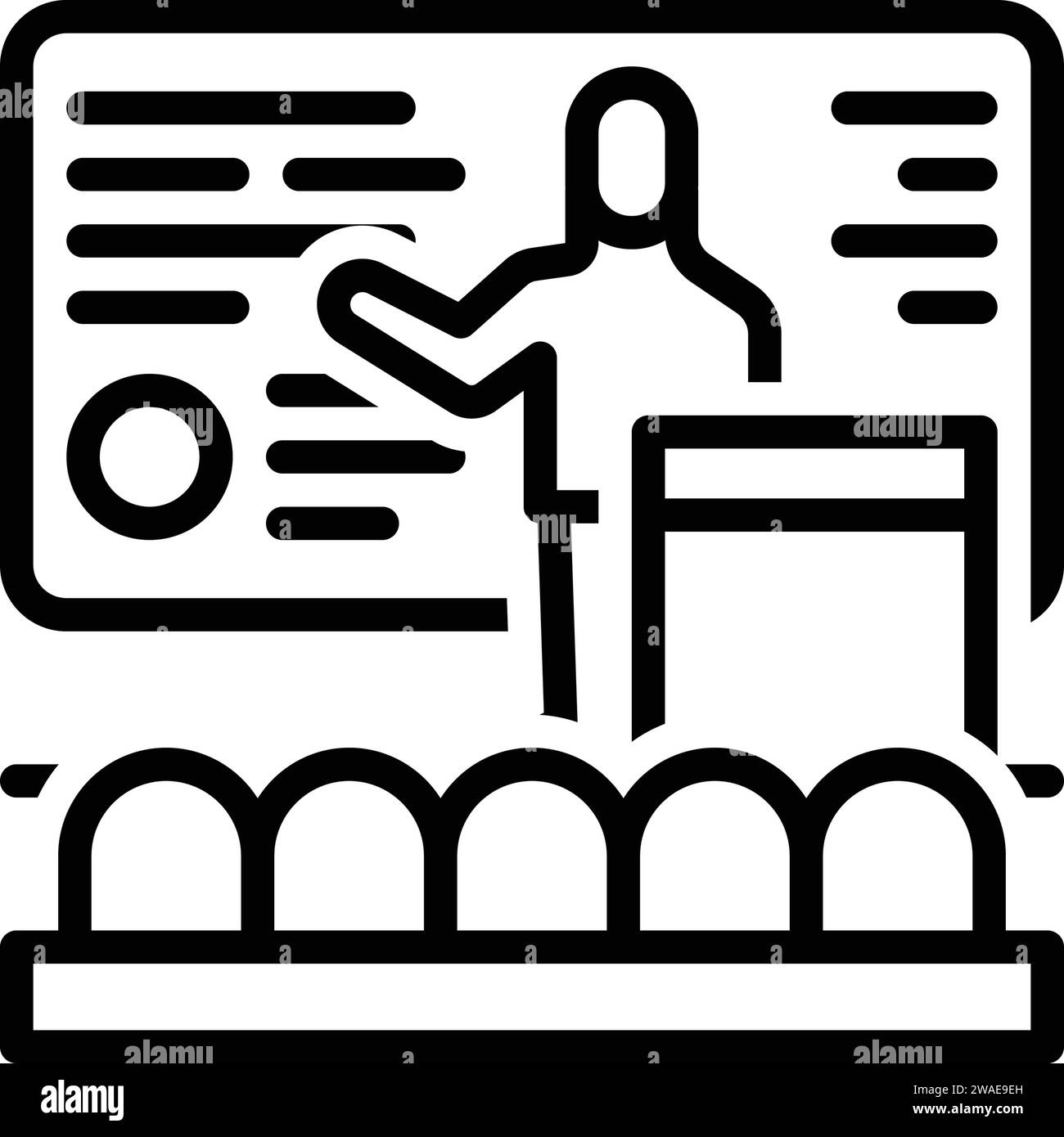 Class lecture Stock Vector Images - Alamy