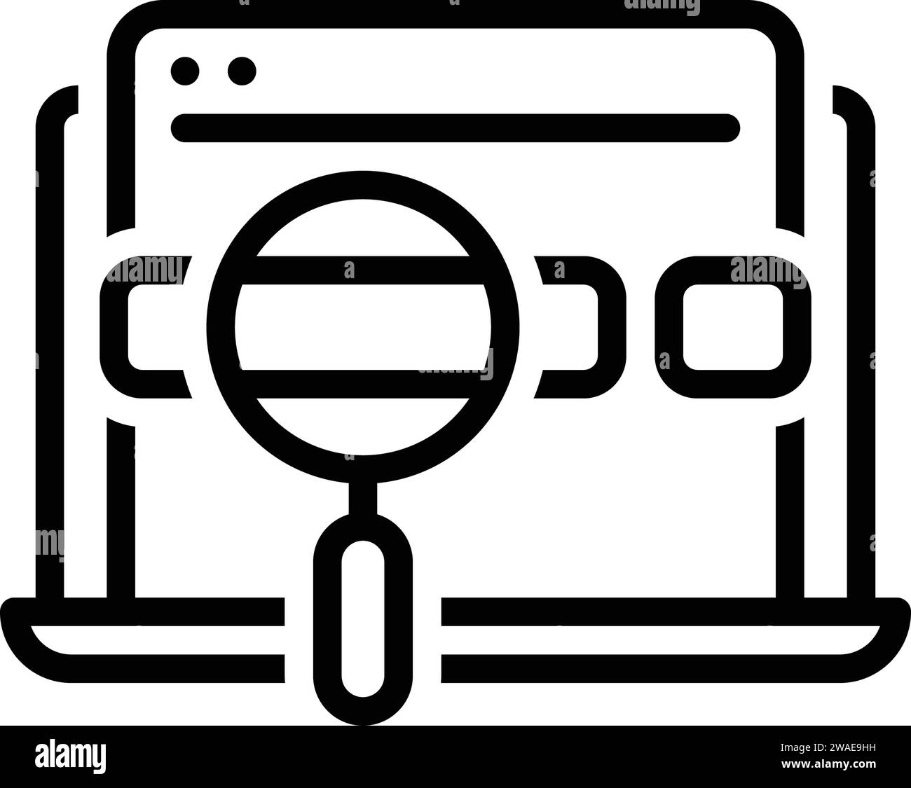 Logo search bar Stock Vector Images - Alamy