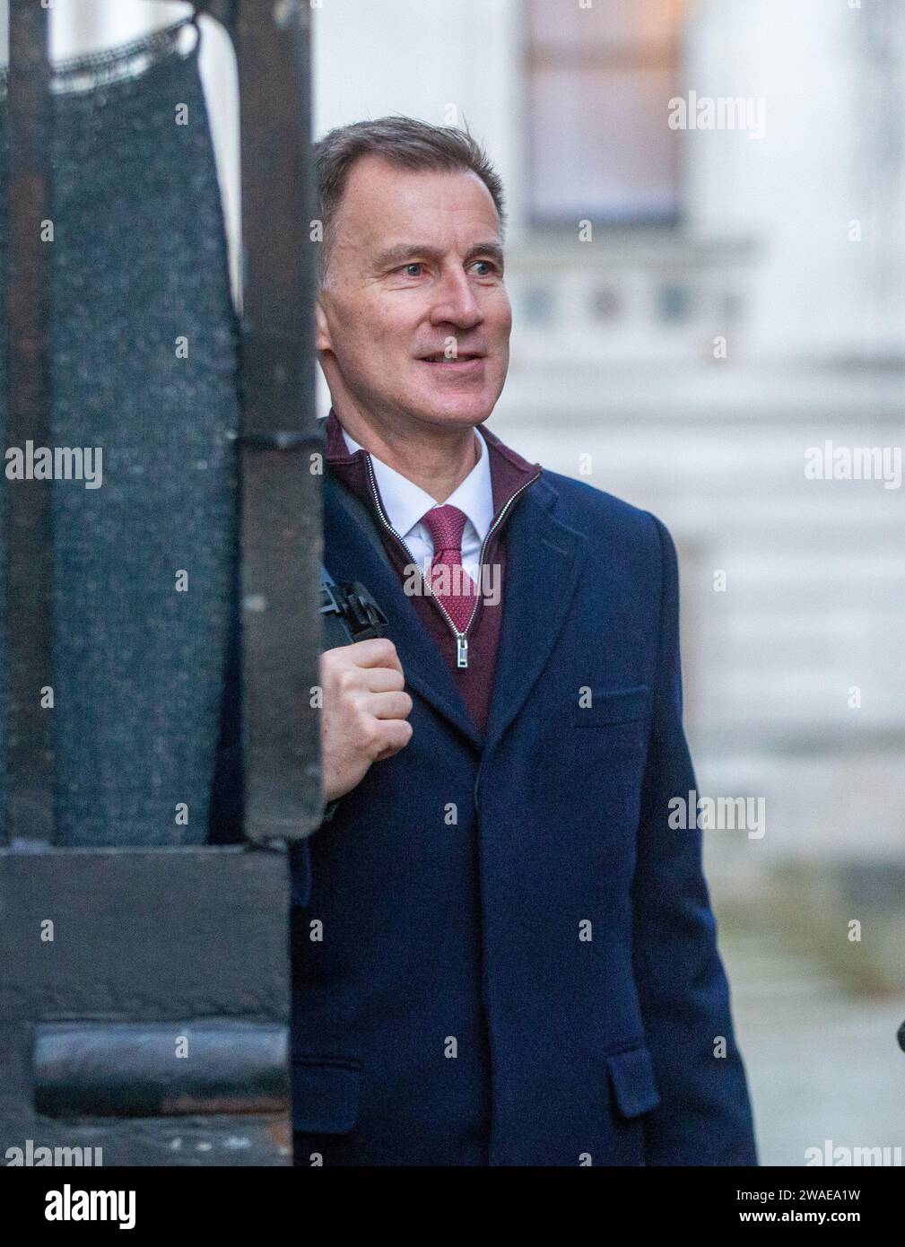 London, England, UK. 4th Jan, 2024. Chancellor of the Exchequer JEREMY ...