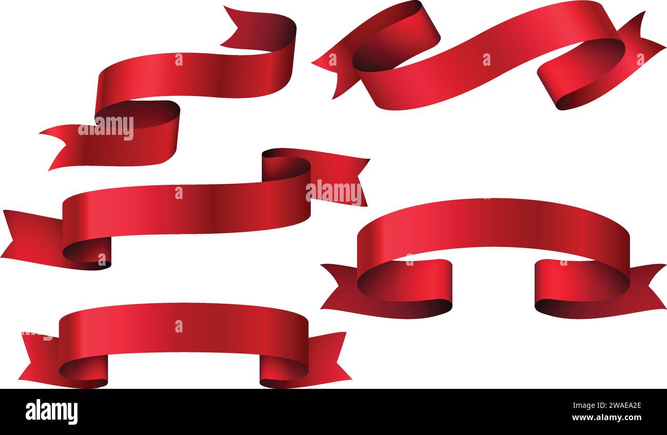 Retro ribbon Stock Vector Images - Alamy