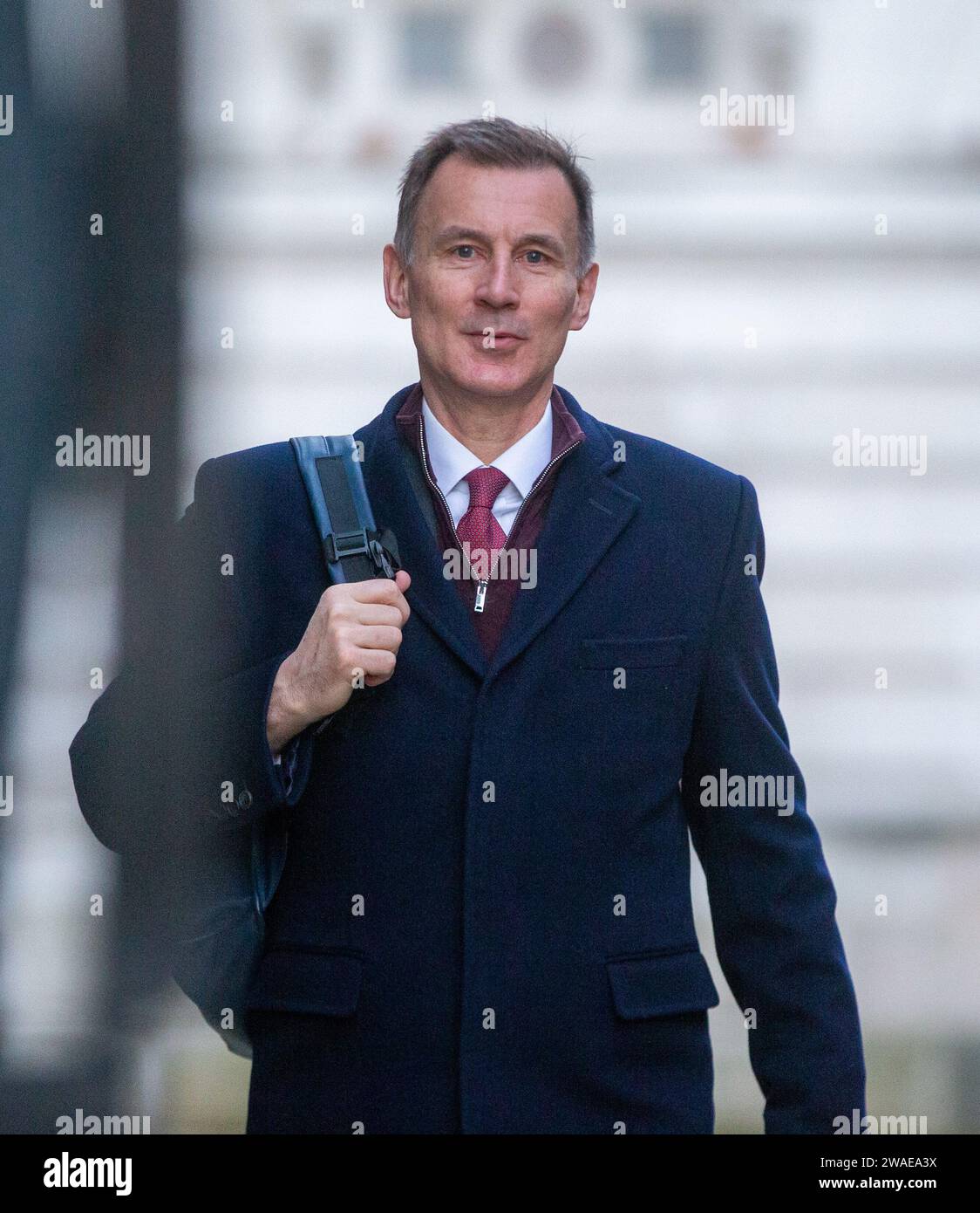 London, England, UK. 4th Jan, 2024. Chancellor of the Exchequer JEREMY ...