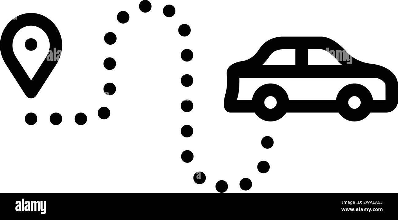 Icon for route,navigator Stock Vector Image & Art - Alamy