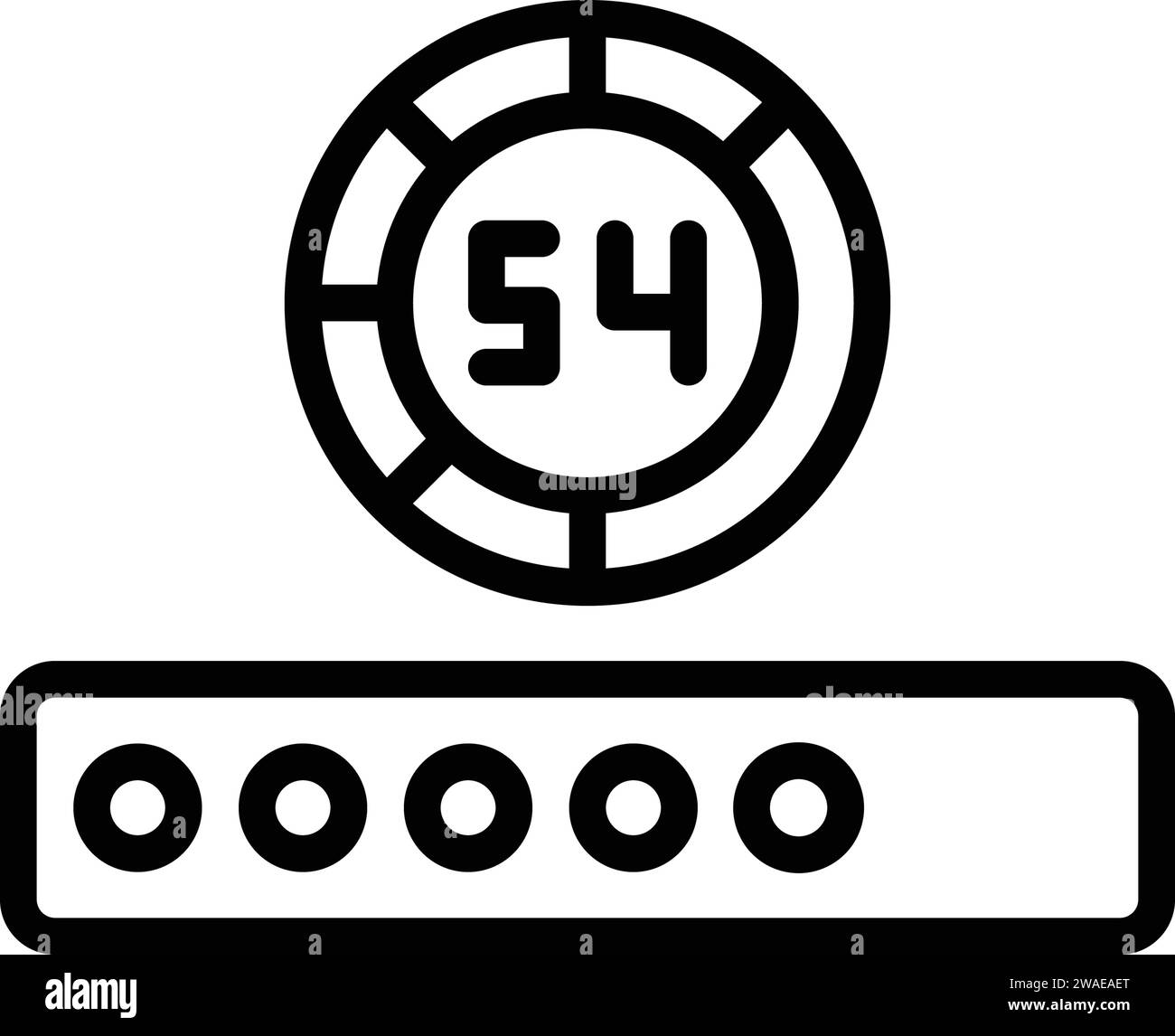 Data loading icon Black and White Stock Photos & Images - Alamy