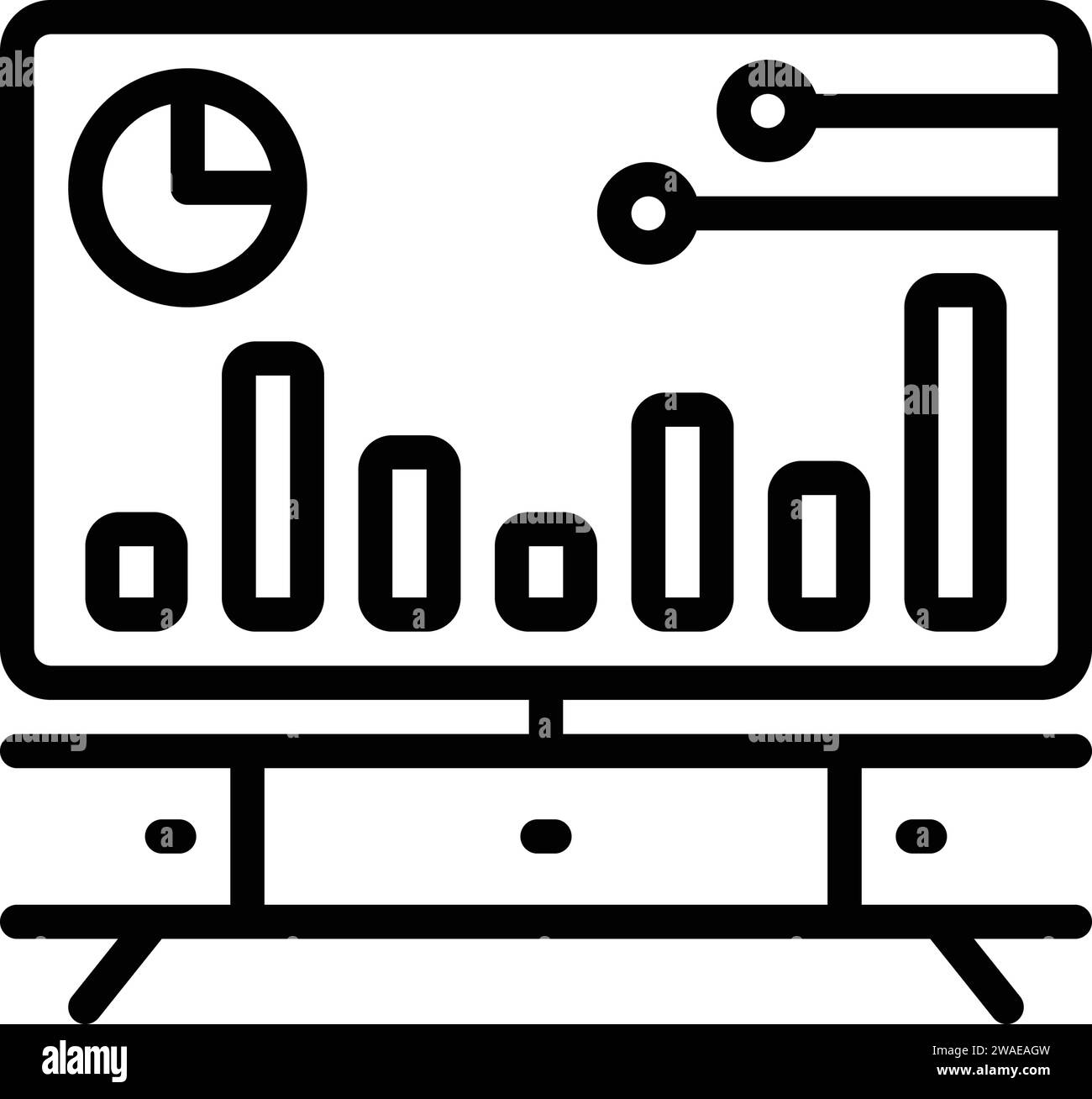 Icon for chart,bar graph Stock Vector Image & Art - Alamy