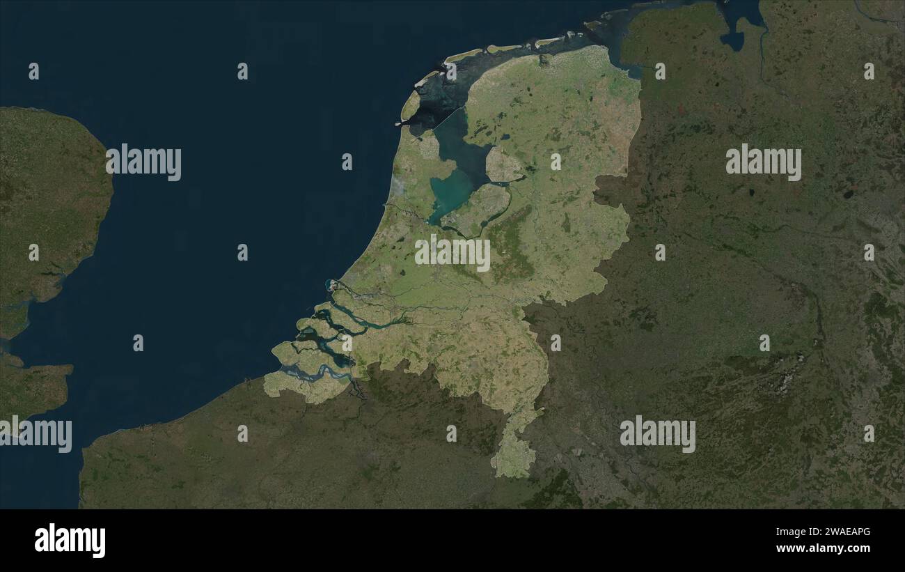 Netherlands map outline hi-res stock photography and images - Alamy