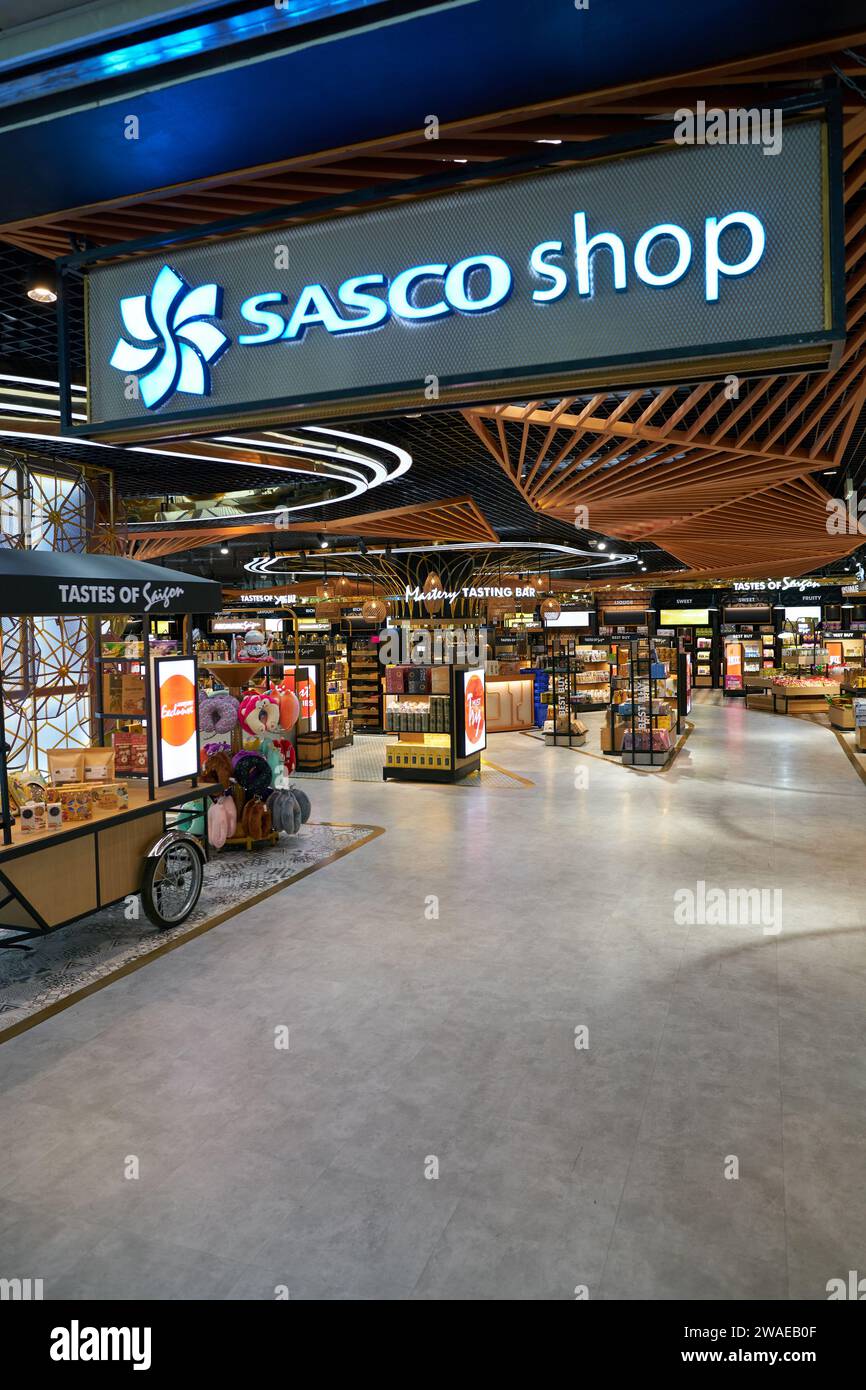HO CHI MINH CITY, VIETNAM - MARCH 30, 2023: entrance to SASCO Shop ...