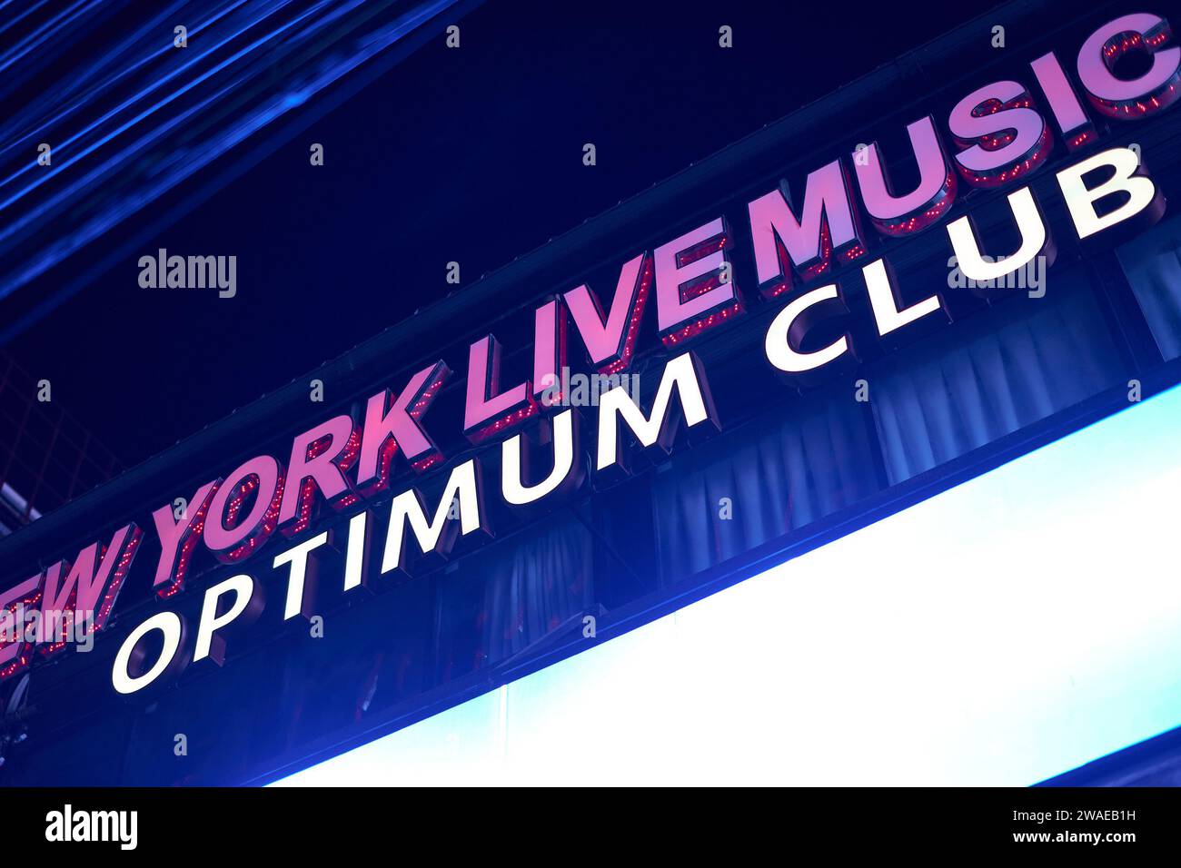 PHUKET, THAILAND - APRIL 25, 2023: New York Live Music Bar sign as seen ...