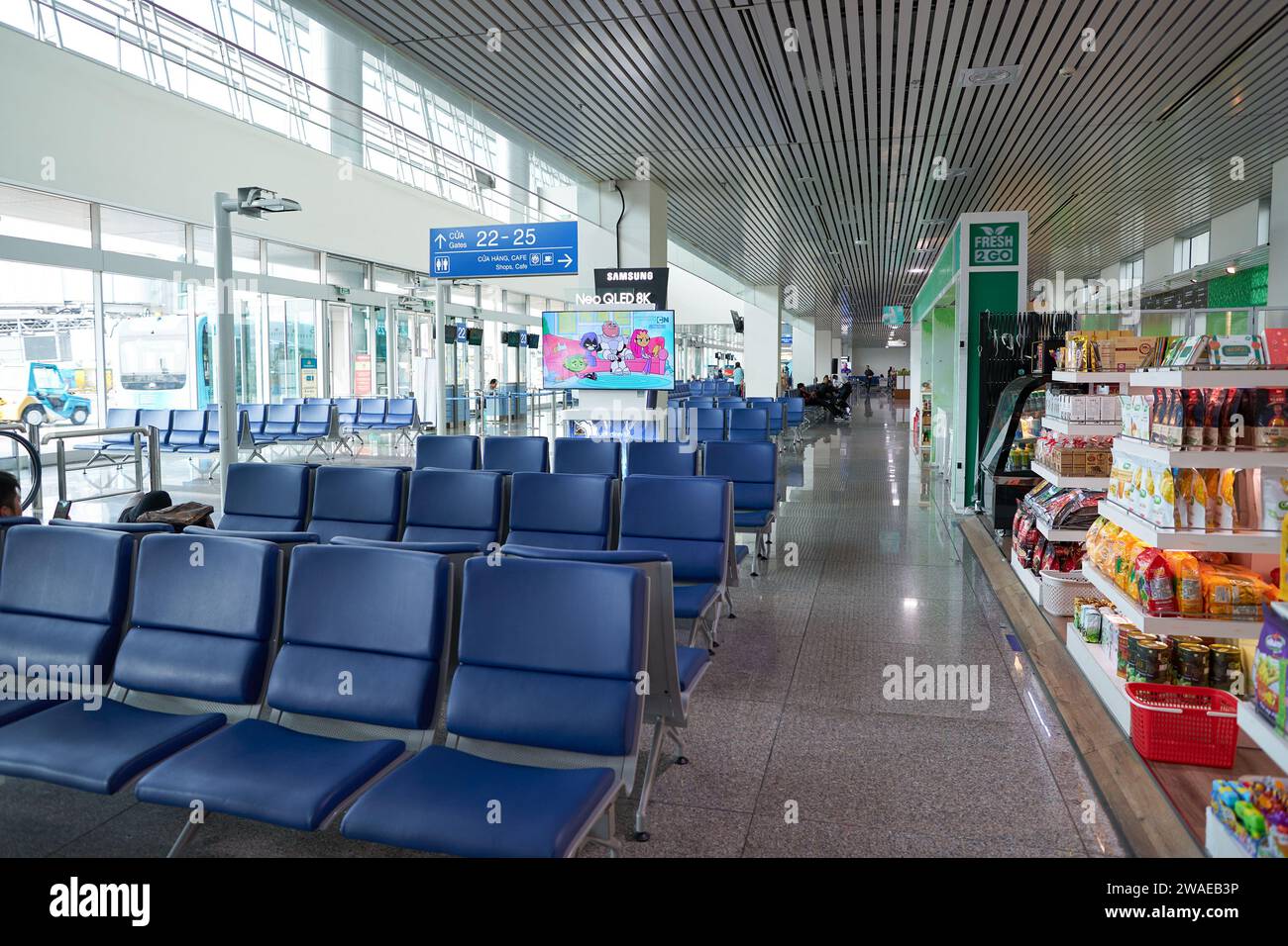 HO CHI MINH CITY, VIETNAM - MARCH 30, 2023: interior shot of Tan Son ...