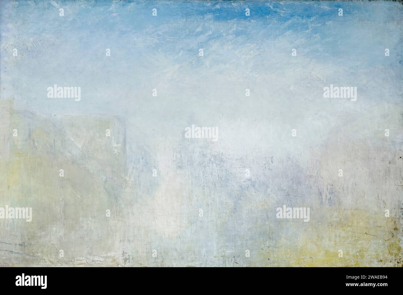 JMW Turner, Venice with the Salute, (unfinished) painting in oil on ...