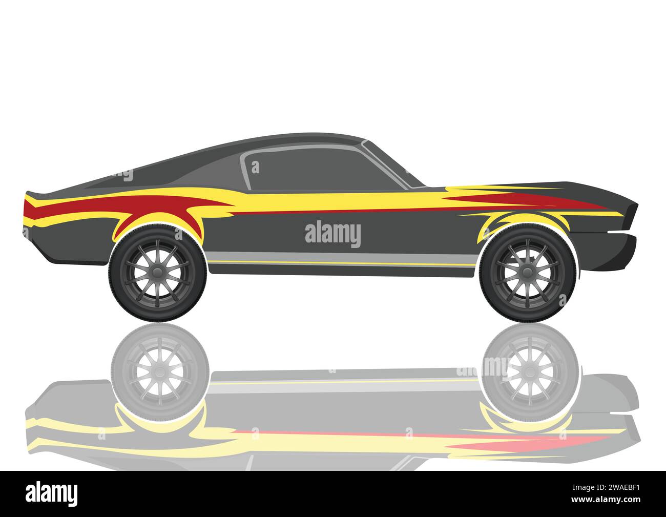 Super luxury car Stock Vector Images - Alamy