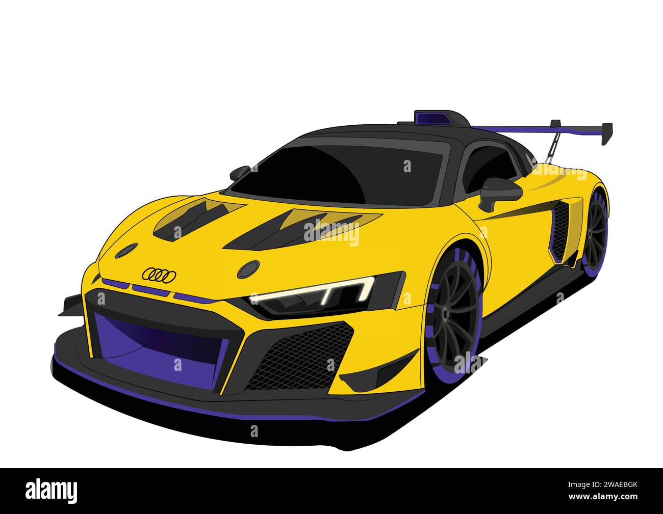 Super luxury car Stock Vector Images - Alamy