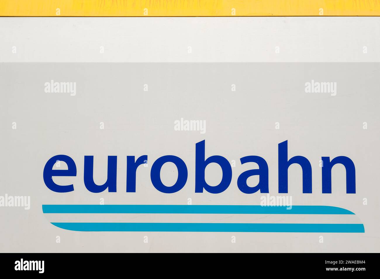 Sign and Logo of Eurobahn Stock Photo - Alamy