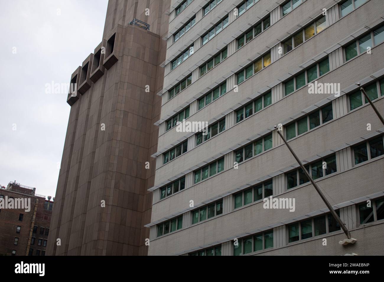 The At&t building bunker at 33 Thomas street, Lower Manhattan, New York ...