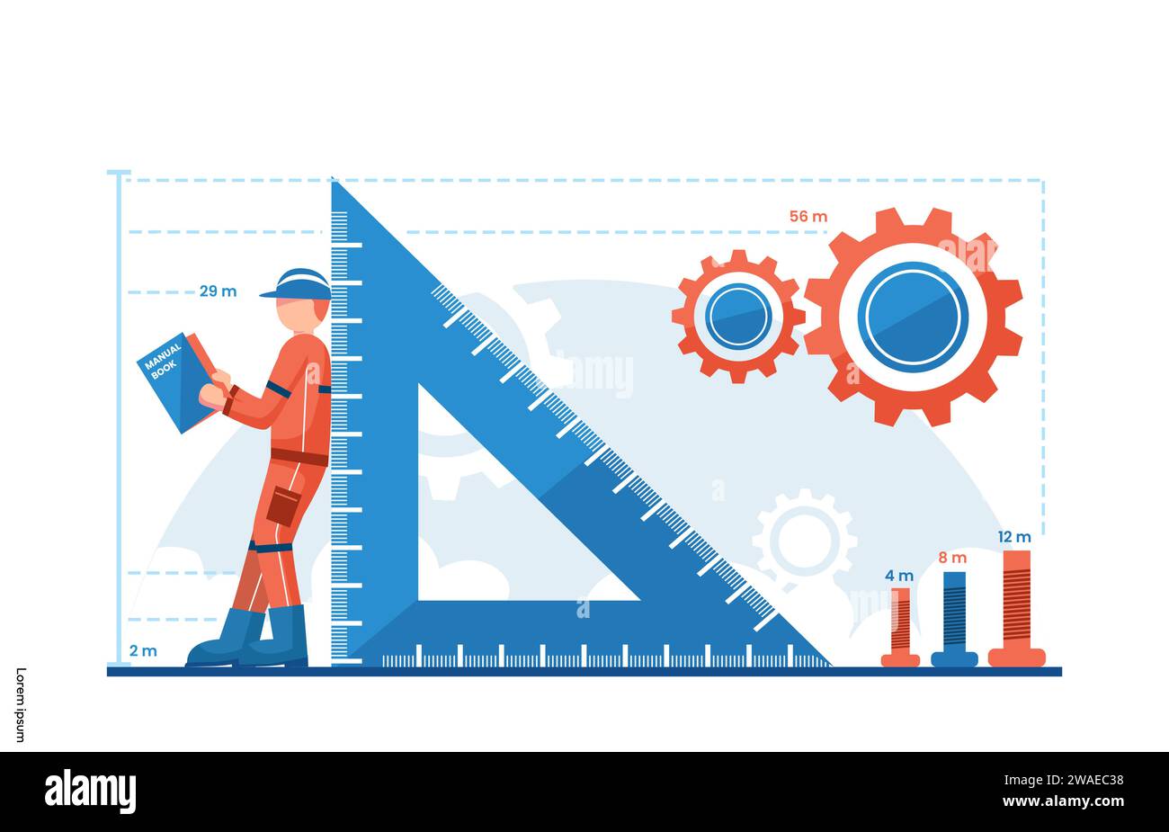 Mechanical engineer safety Cut Out Stock Images & Pictures - Alamy
