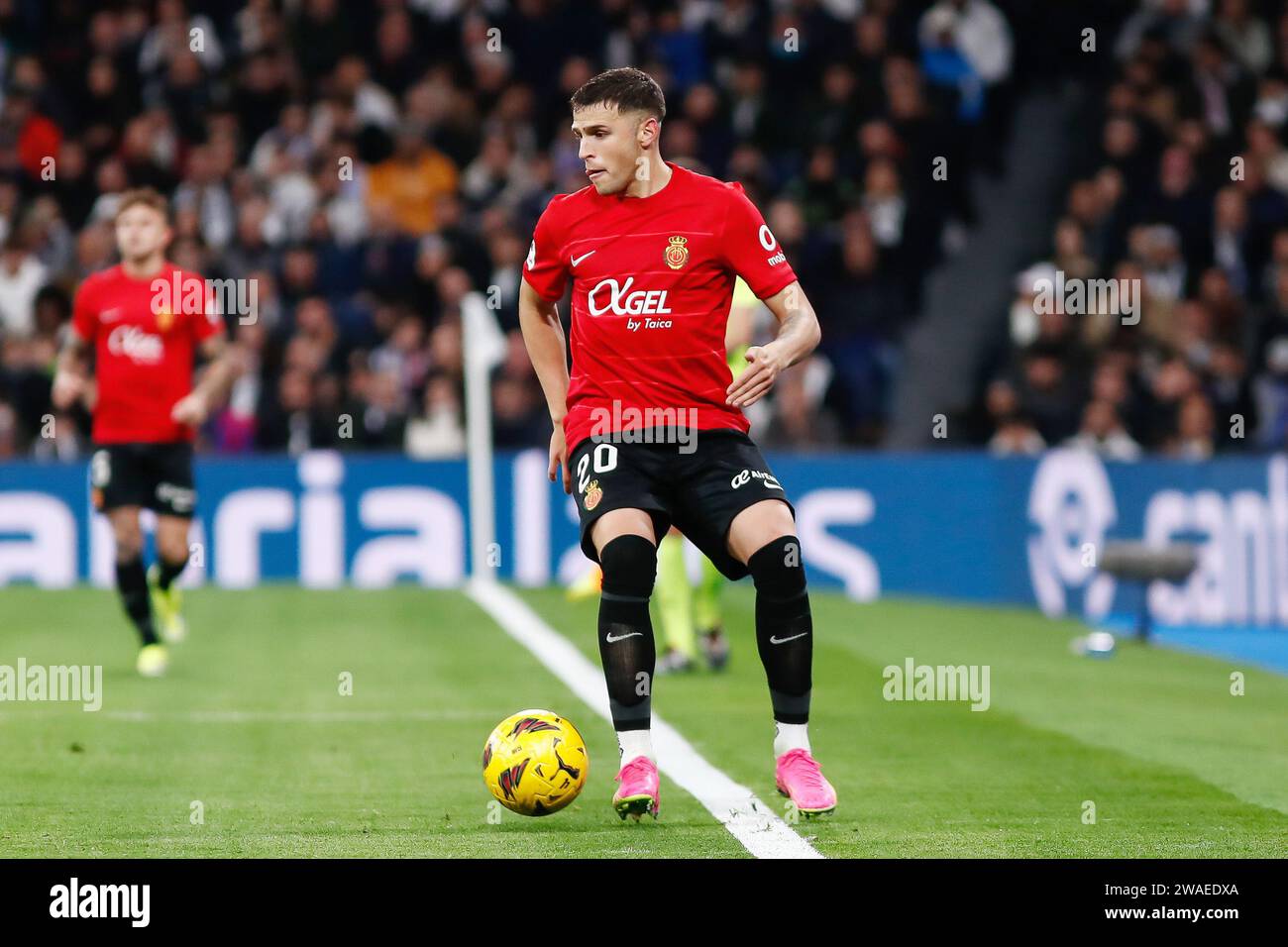 Madrid, Spain, January 3, 2024, Giovanni Gonzalez of RCD Mallorca ...