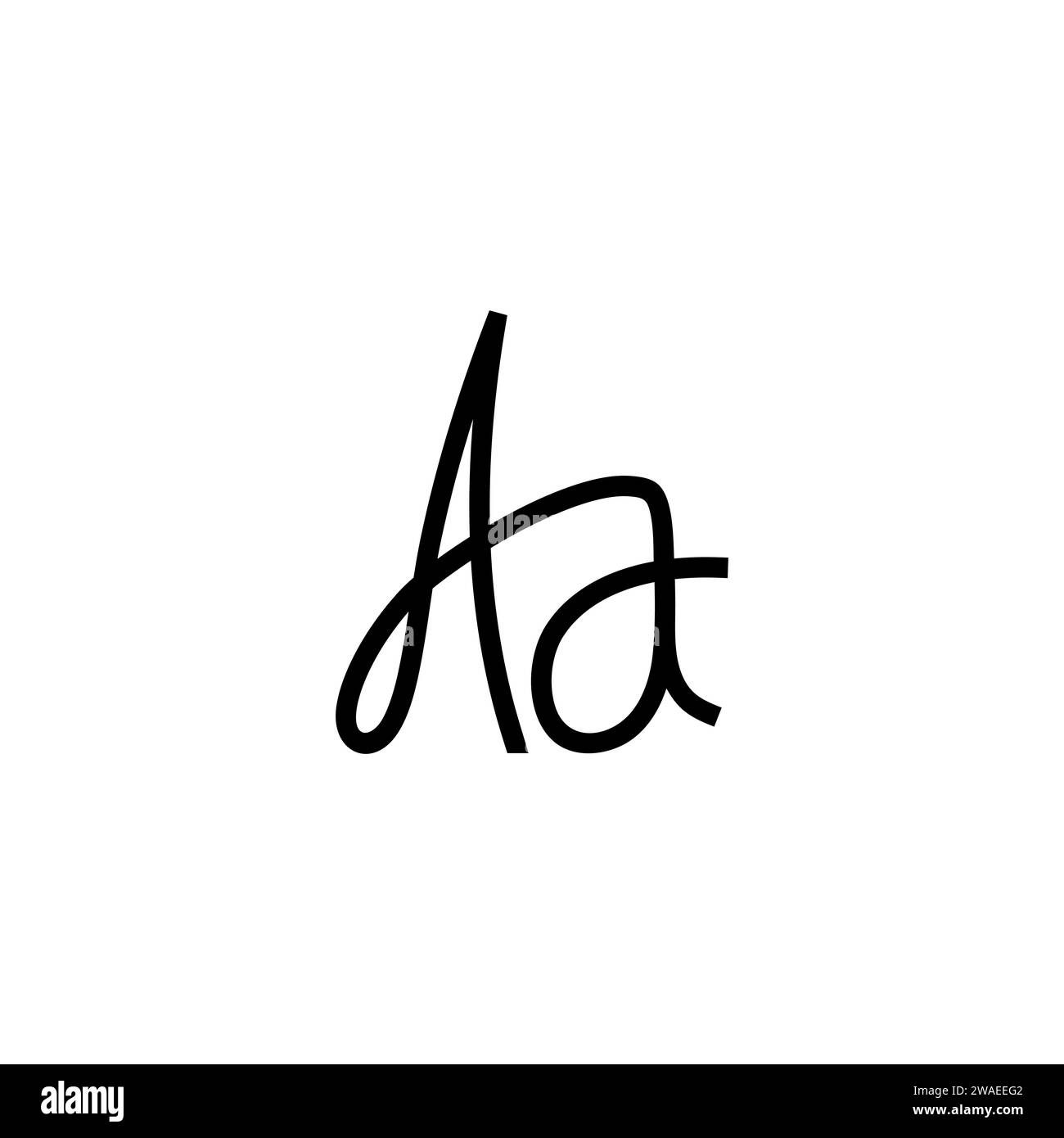 Premium design Logo with initial AA for company branding and other ...