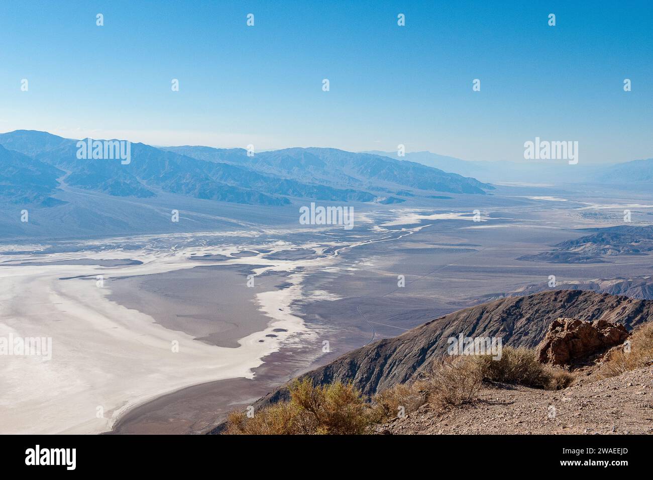 Dante's view. Death Valley National Park in Inyo County of Mojave ...