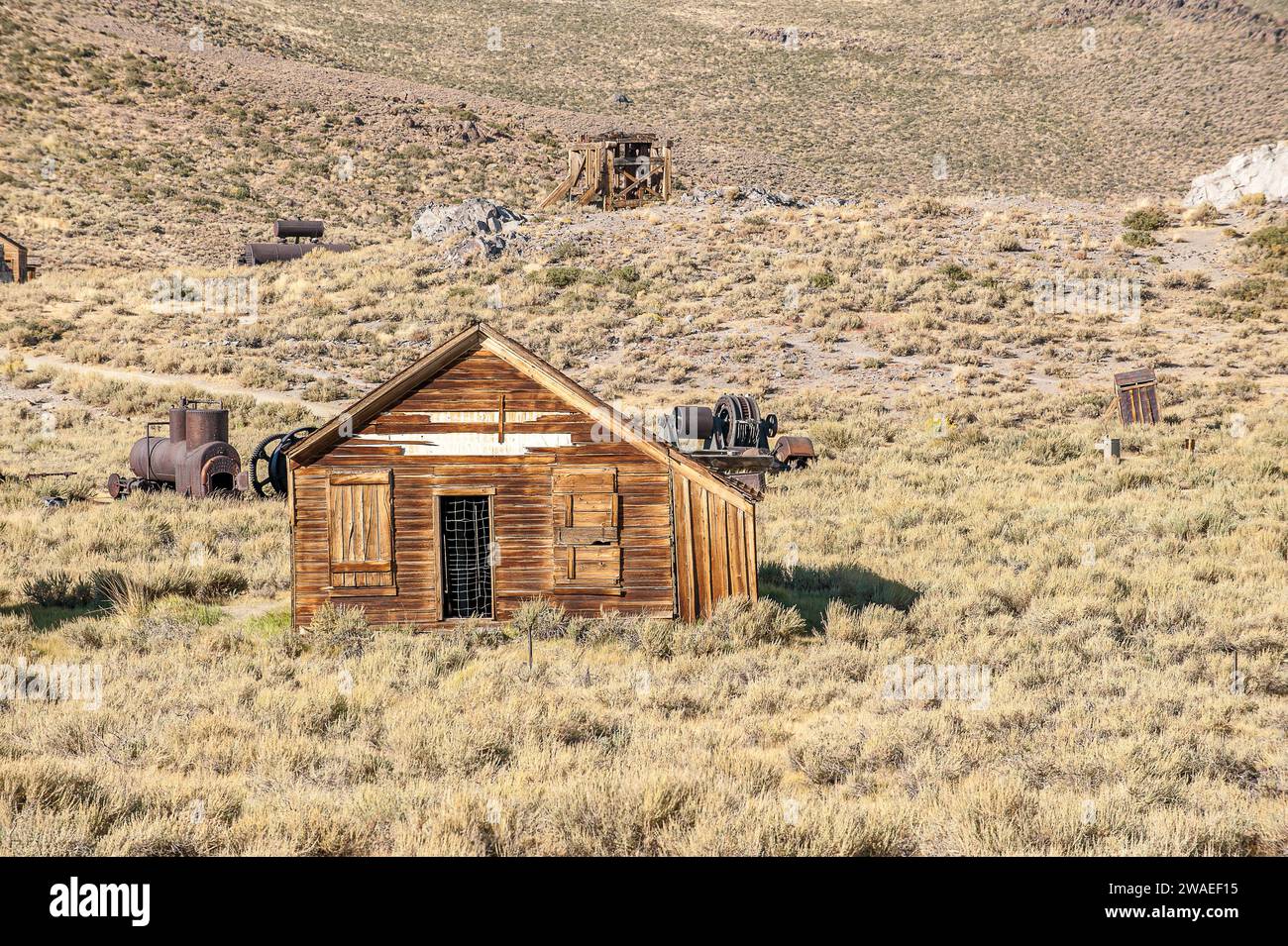 Bodie Ghost Town in Mono County, California became a boom town during ...