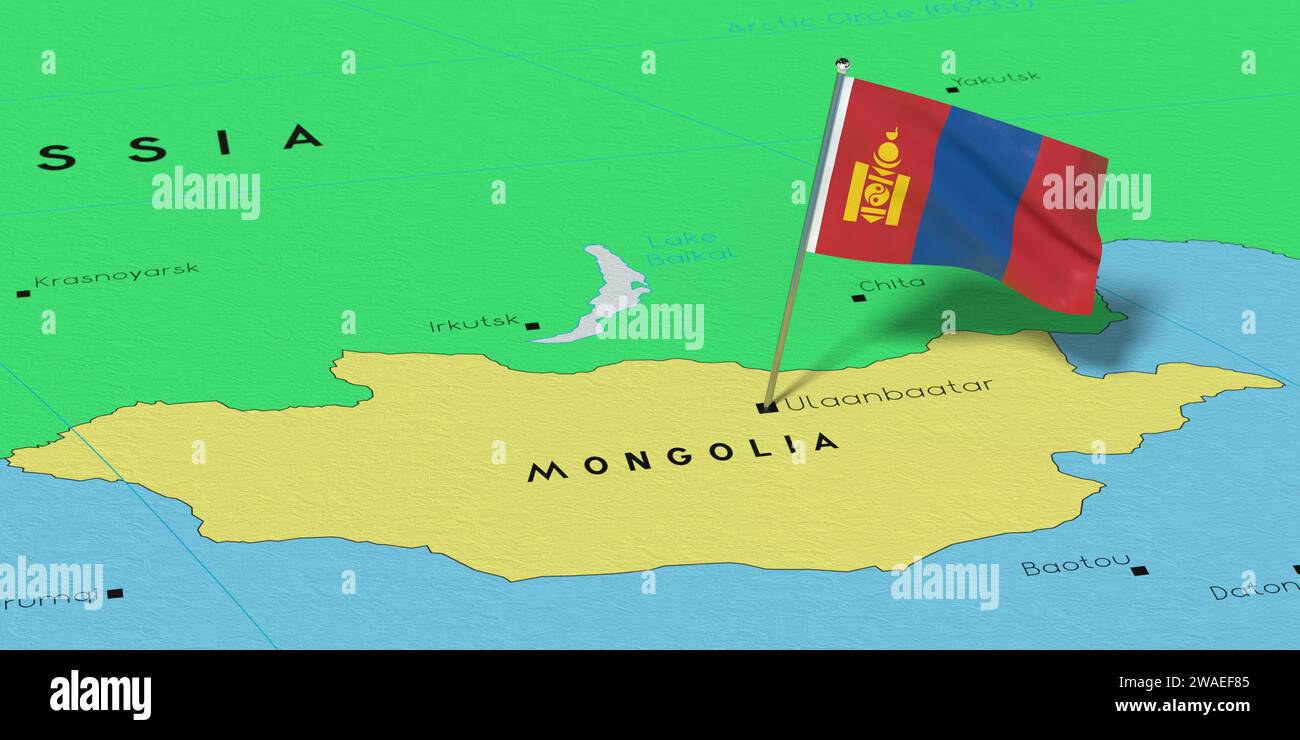 Mongolia political map administrative hi-res stock photography and ...