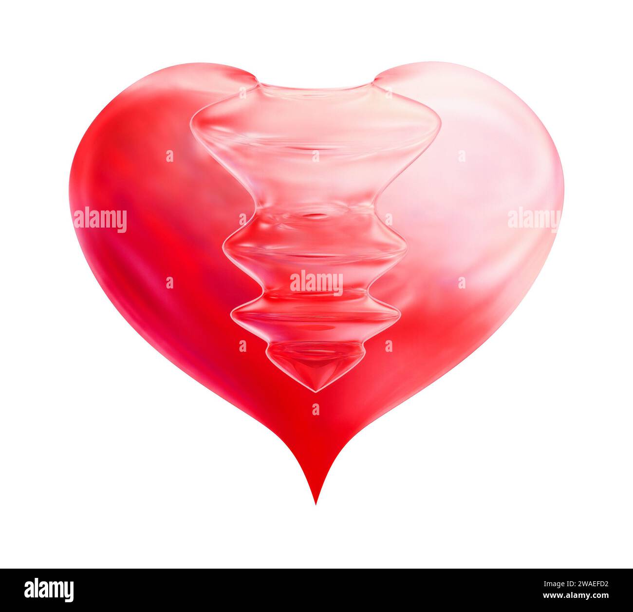 Heart melting Cut Out Stock Images & Pictures - Alamy