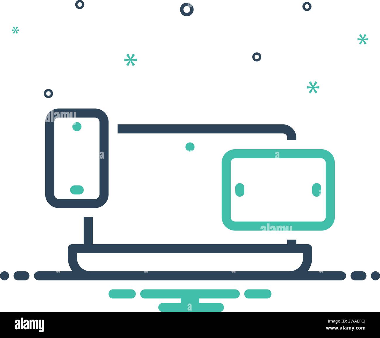 Acknowledge symbol Stock Vector Images - Alamy