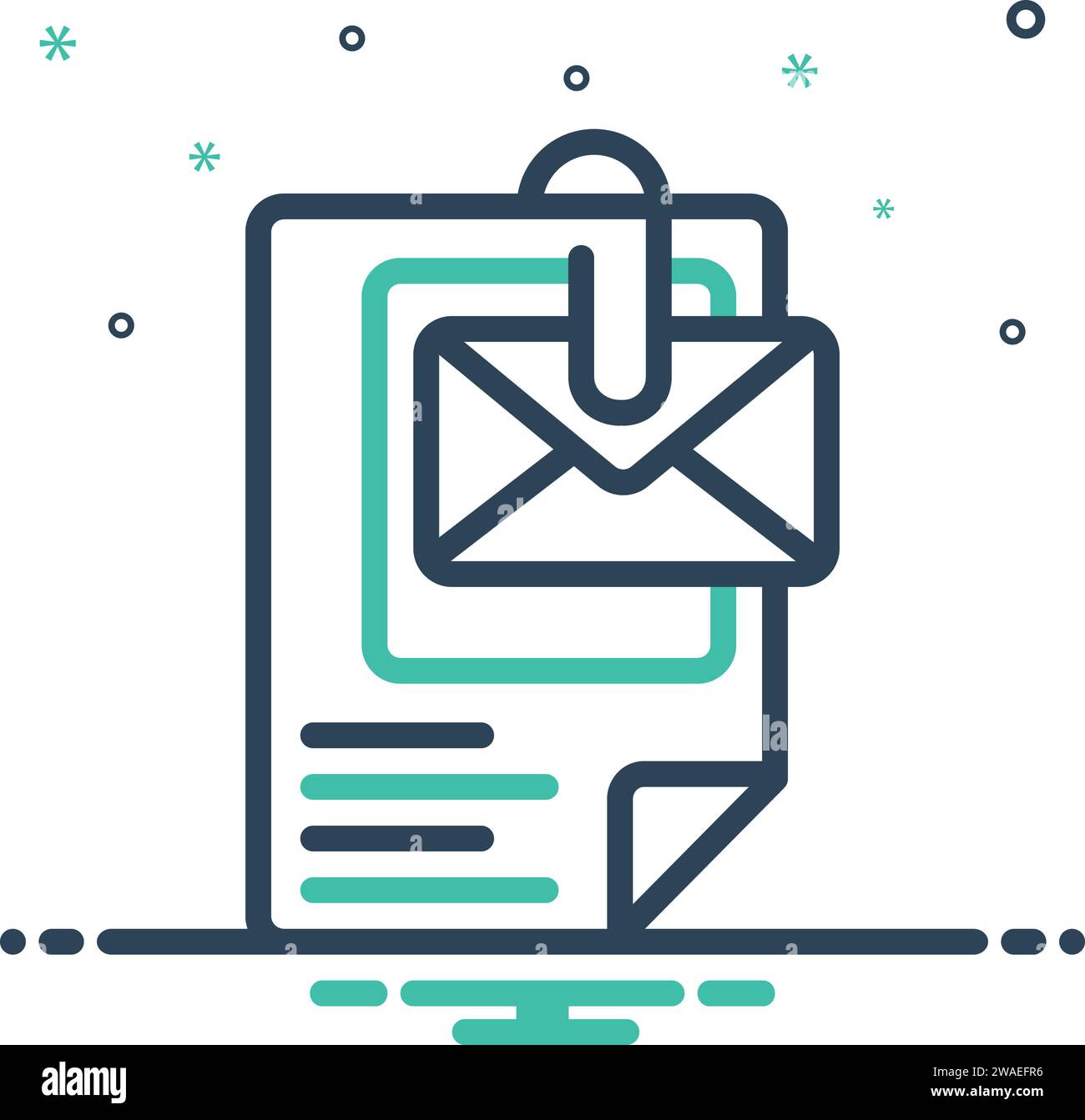 Attachments vector vectors hi-res stock photography and images - Alamy