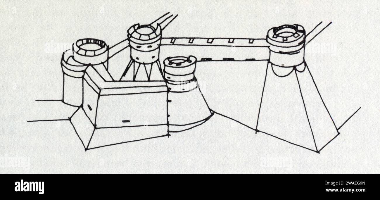 Leonardo da Vinci. Type de fortification Stock Photo - Alamy