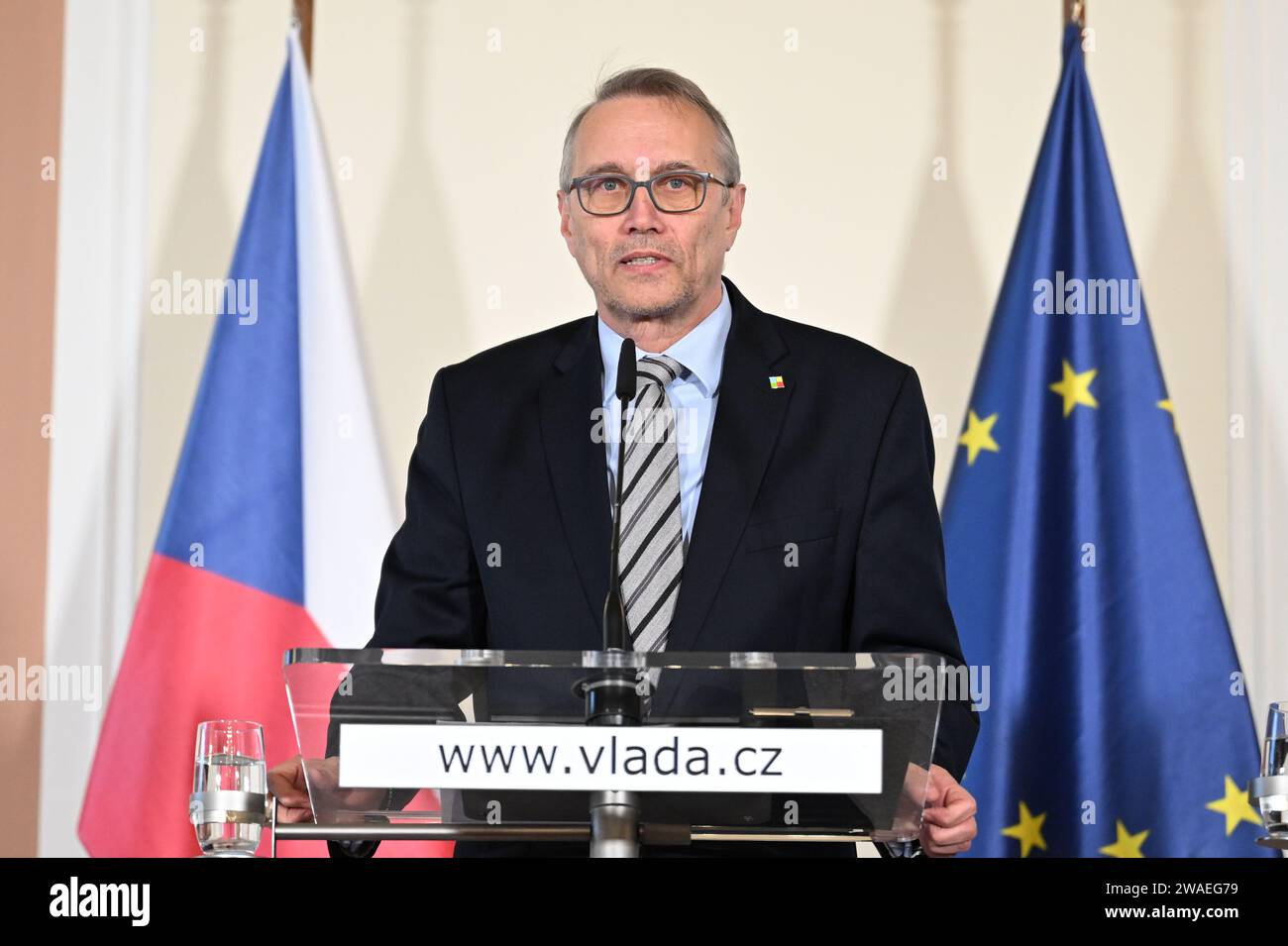 Prague, Czech Republic. 04th Jan, 2024. Minister for European Affairs ...
