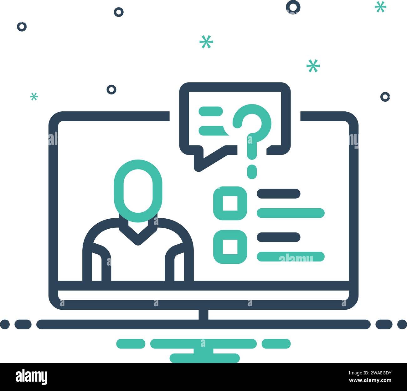 Icon for inquiries,investigation Stock Vector Image & Art - Alamy