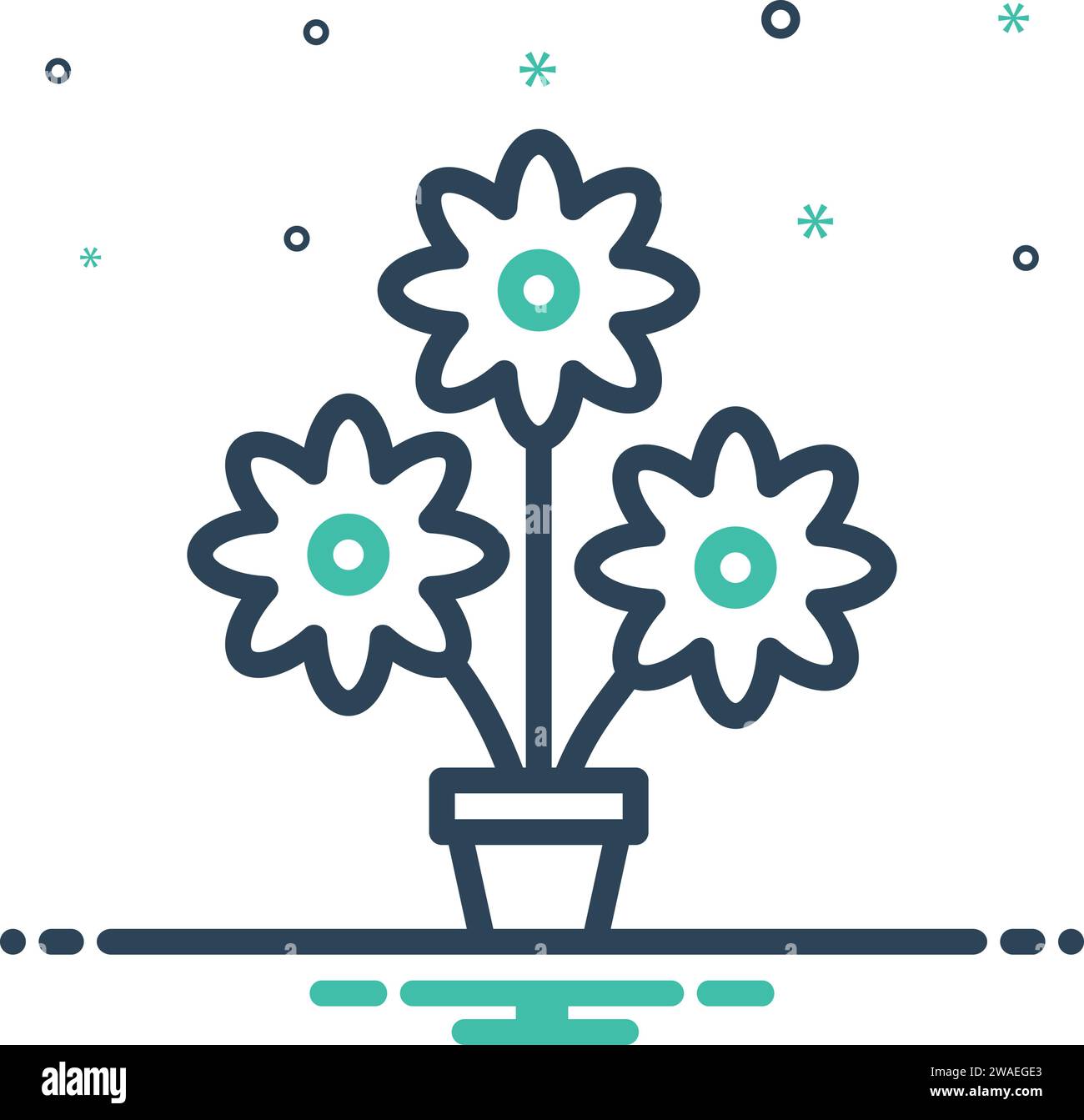 Icon for flowers,bloom Stock Vector Image & Art - Alamy