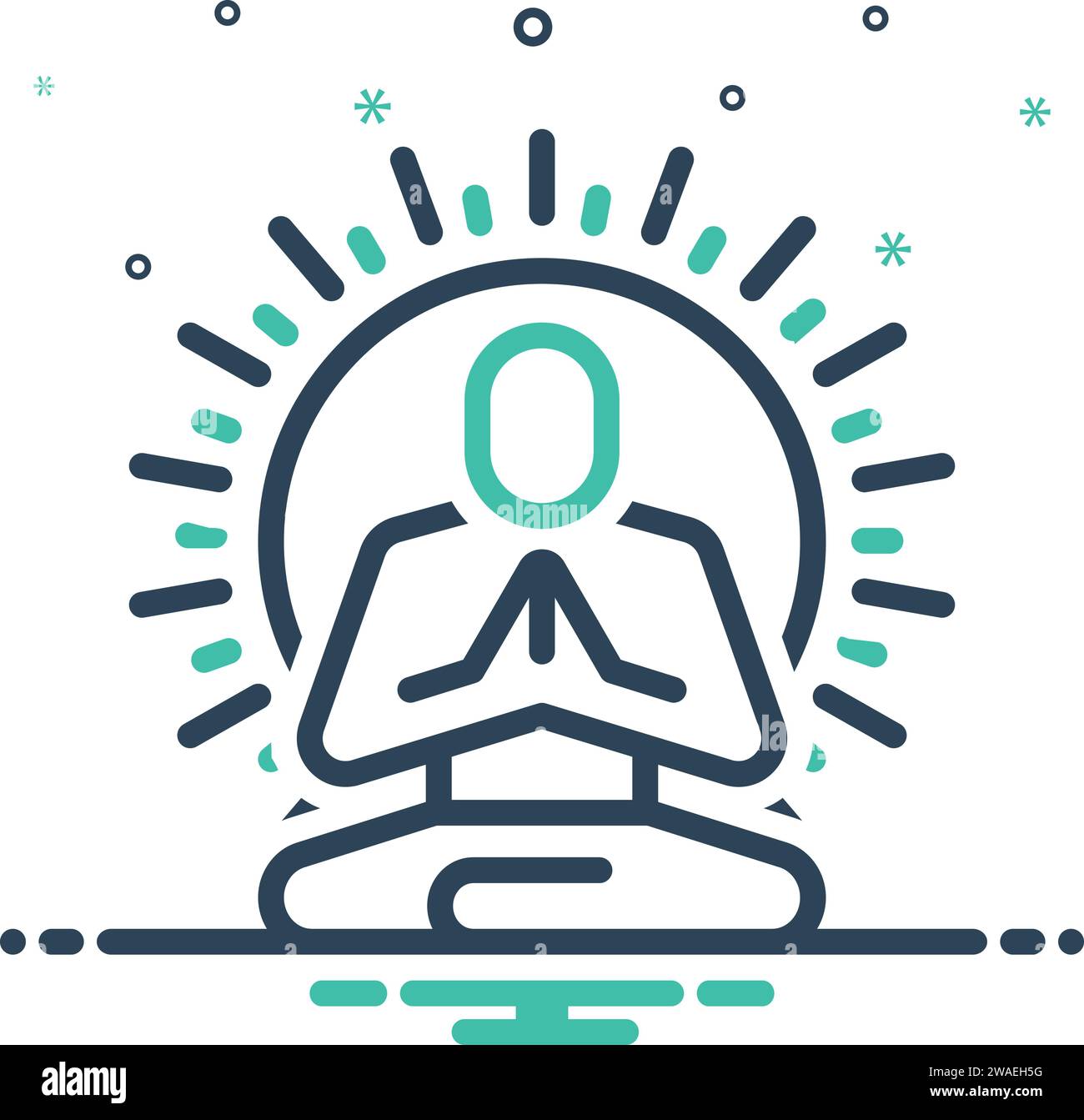 Zen yoga Stock Vector Images - Alamy