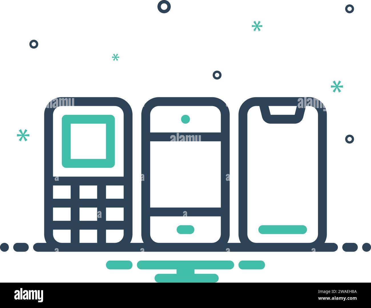 Logo icon versions hi-res stock photography and images - Alamy