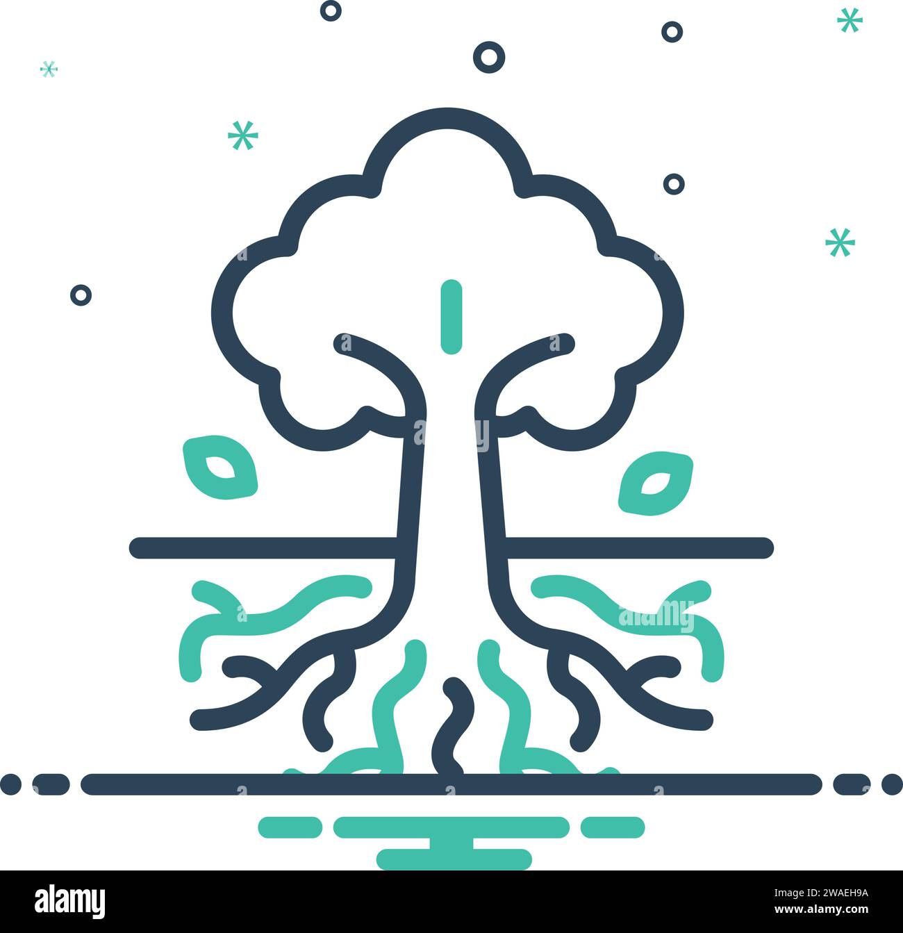 Roots and sprout Stock Vector Images - Alamy