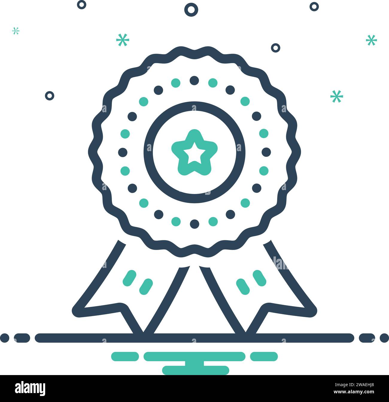 Icon for batch,certified Stock Vector Image & Art - Alamy