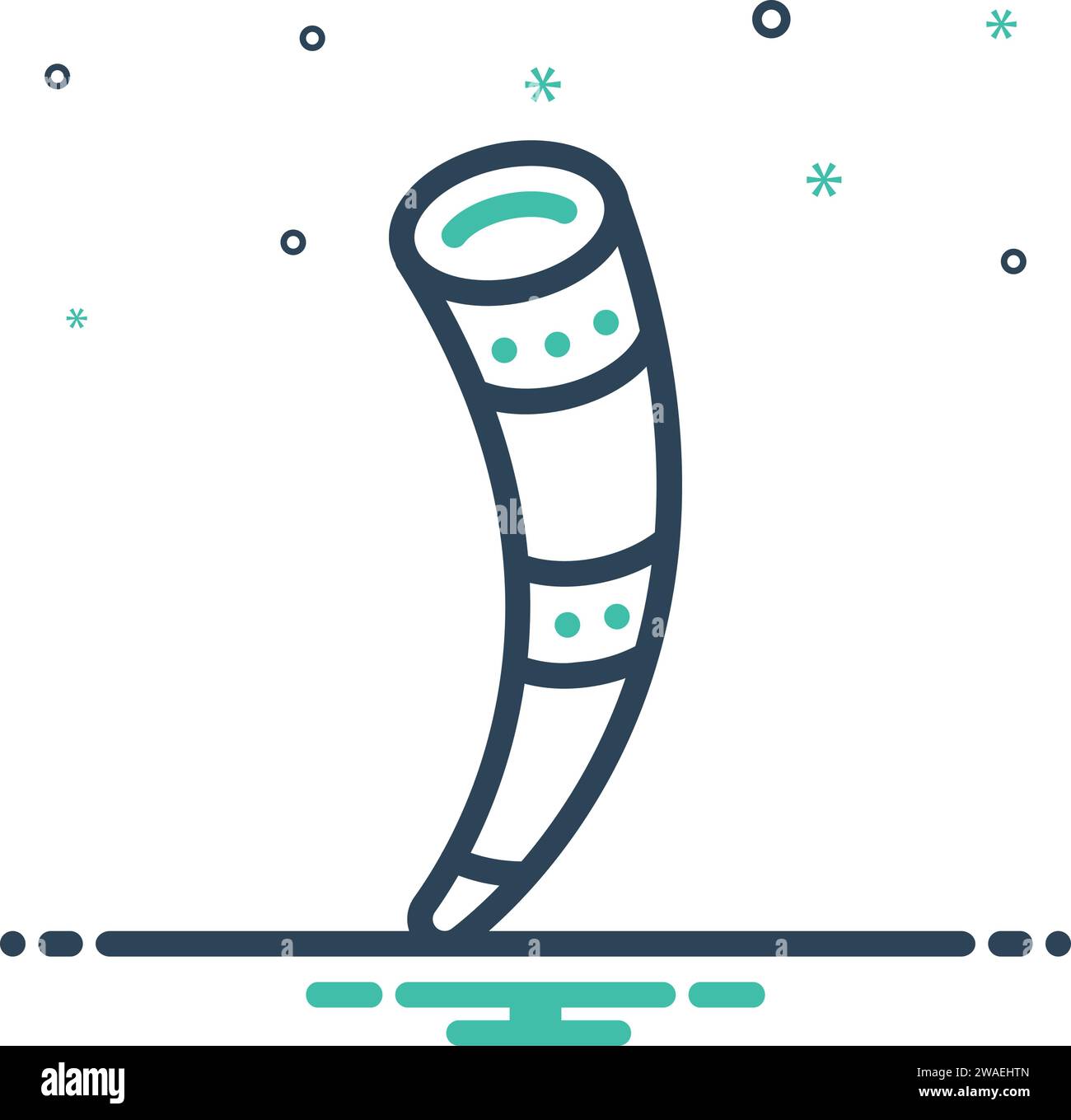 Ivory canine teeth Stock Vector Images - Alamy