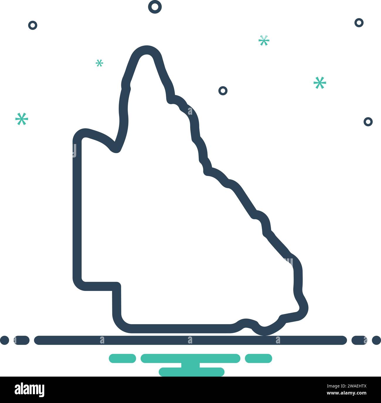 Icon for queensland,map Stock Vector Image & Art - Alamy