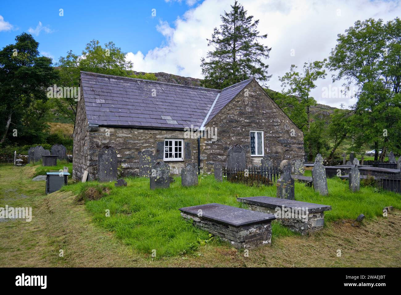 St Julietta’s Church, Capel Curig, Wales Stock Photo - Alamy