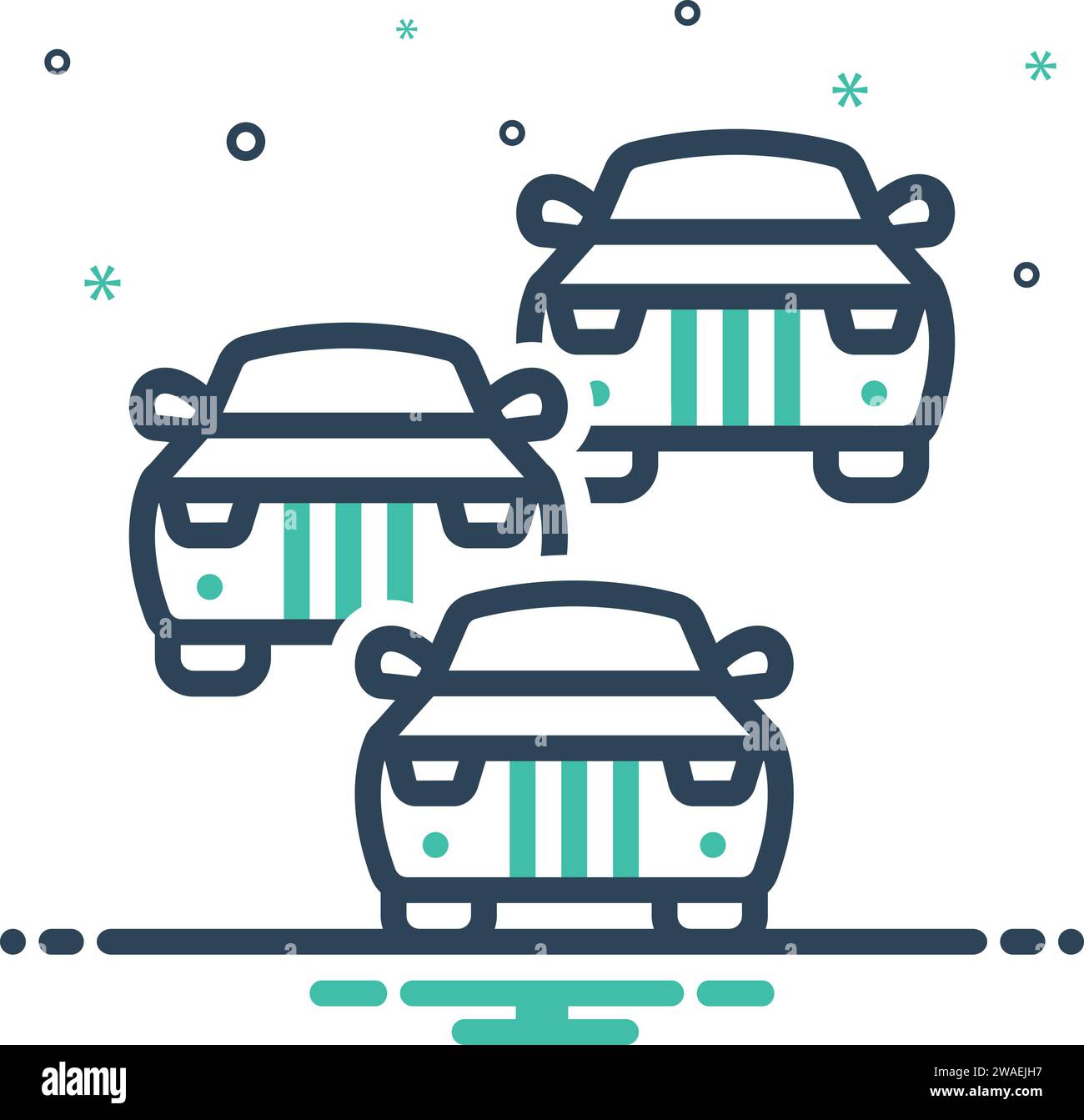 Car fleet management Stock Vector Images - Alamy