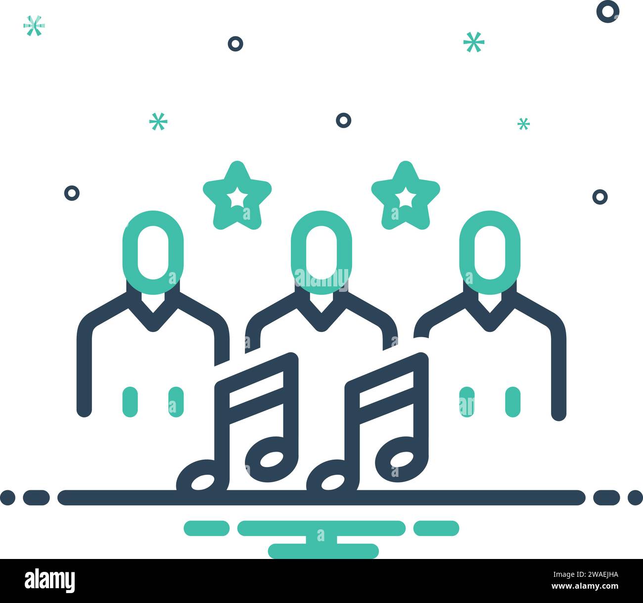 Musicians silhouette Stock Vector Images - Alamy