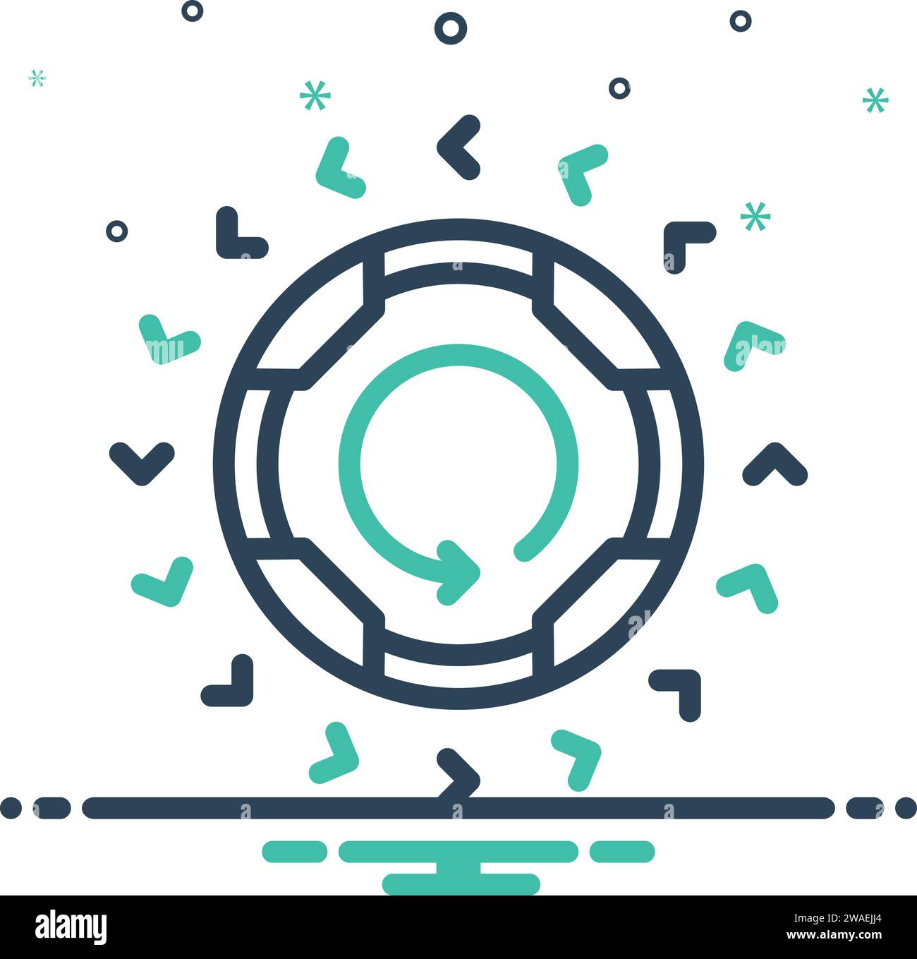 Icon for circular; round Stock Vector Image & Art - Alamy