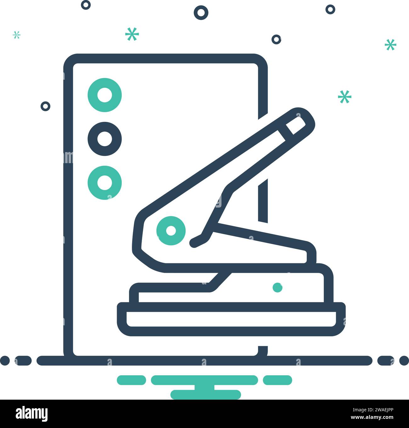 Hole punch vector vectors hi-res stock photography and images - Alamy