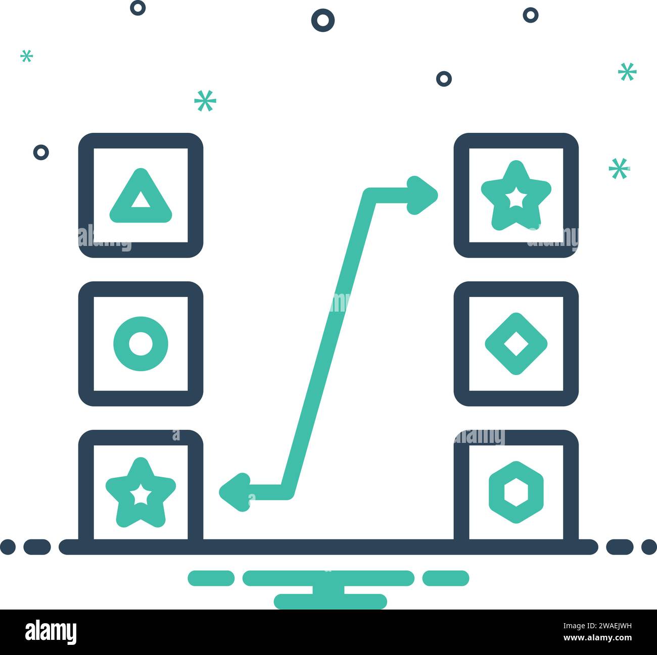 Icon for matching,match Stock Vector Image & Art - Alamy