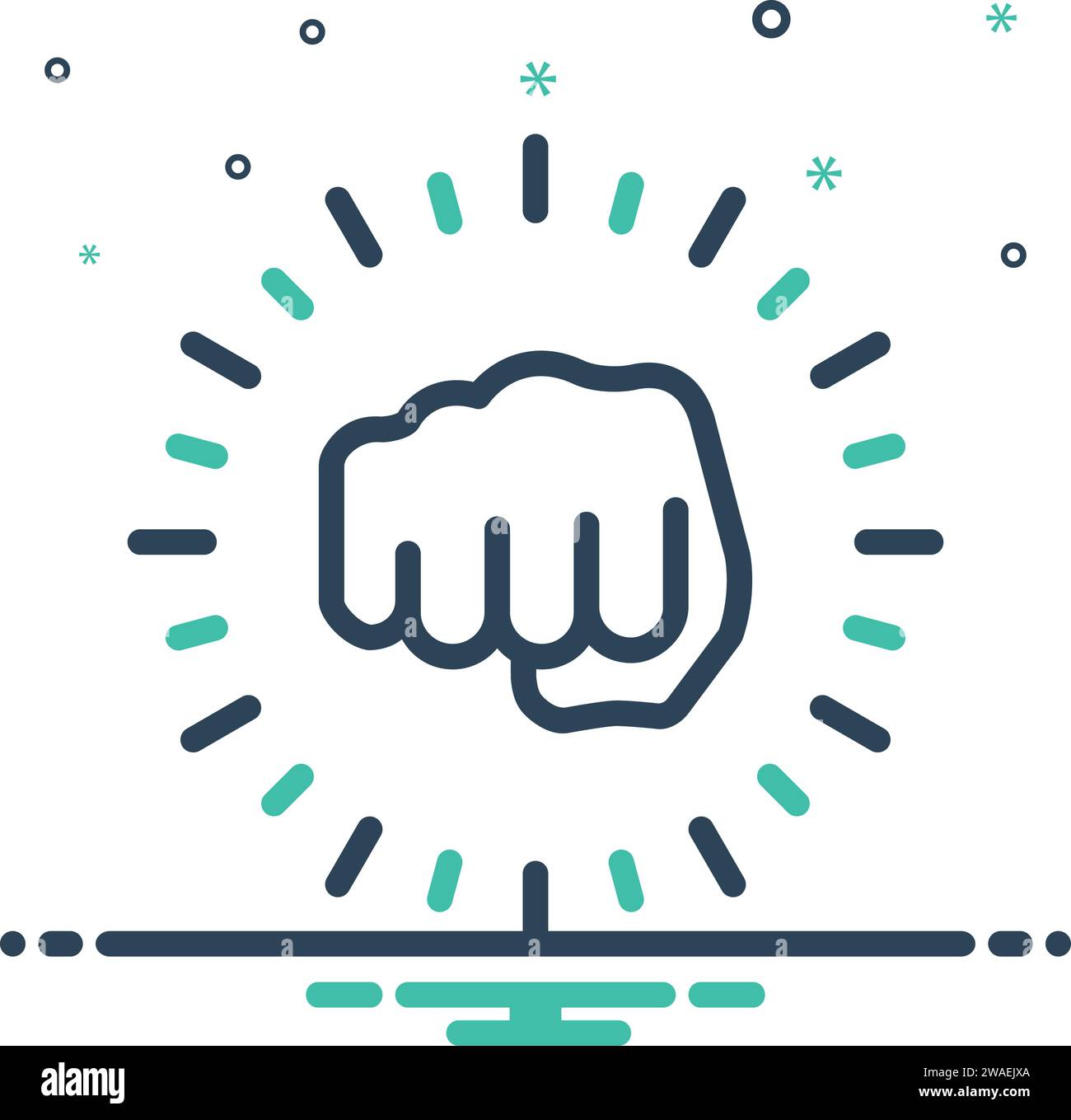 Icon for punch; hit Stock Vector Image & Art - Alamy