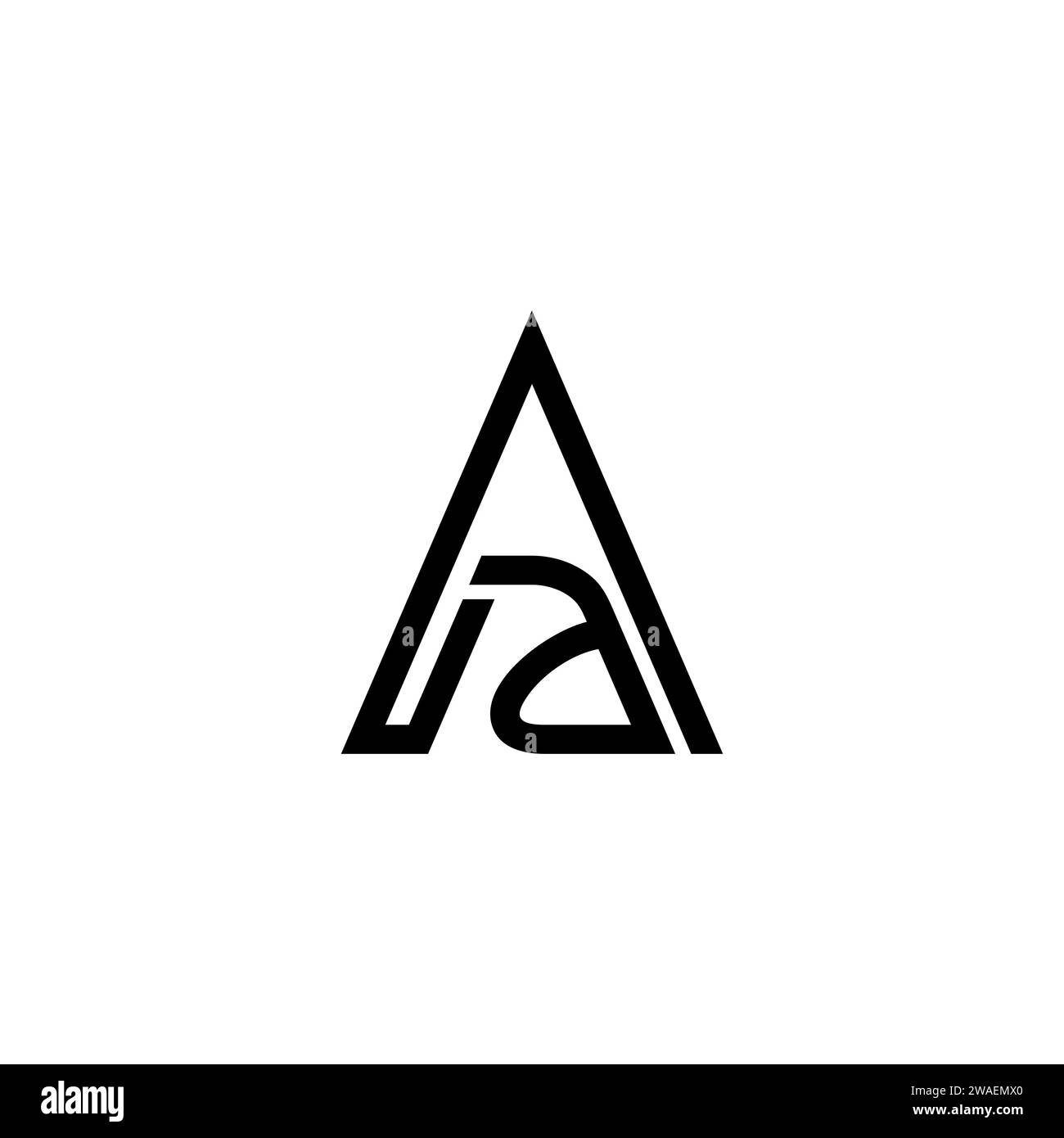 Black logo design Black and White Stock Photos & Images - Alamy