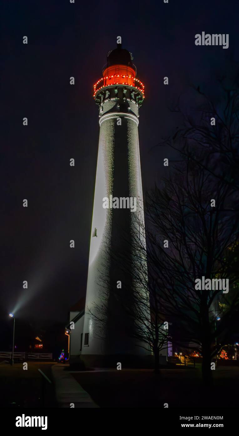 Windpoint lighthouse hi-res stock photography and images - Alamy