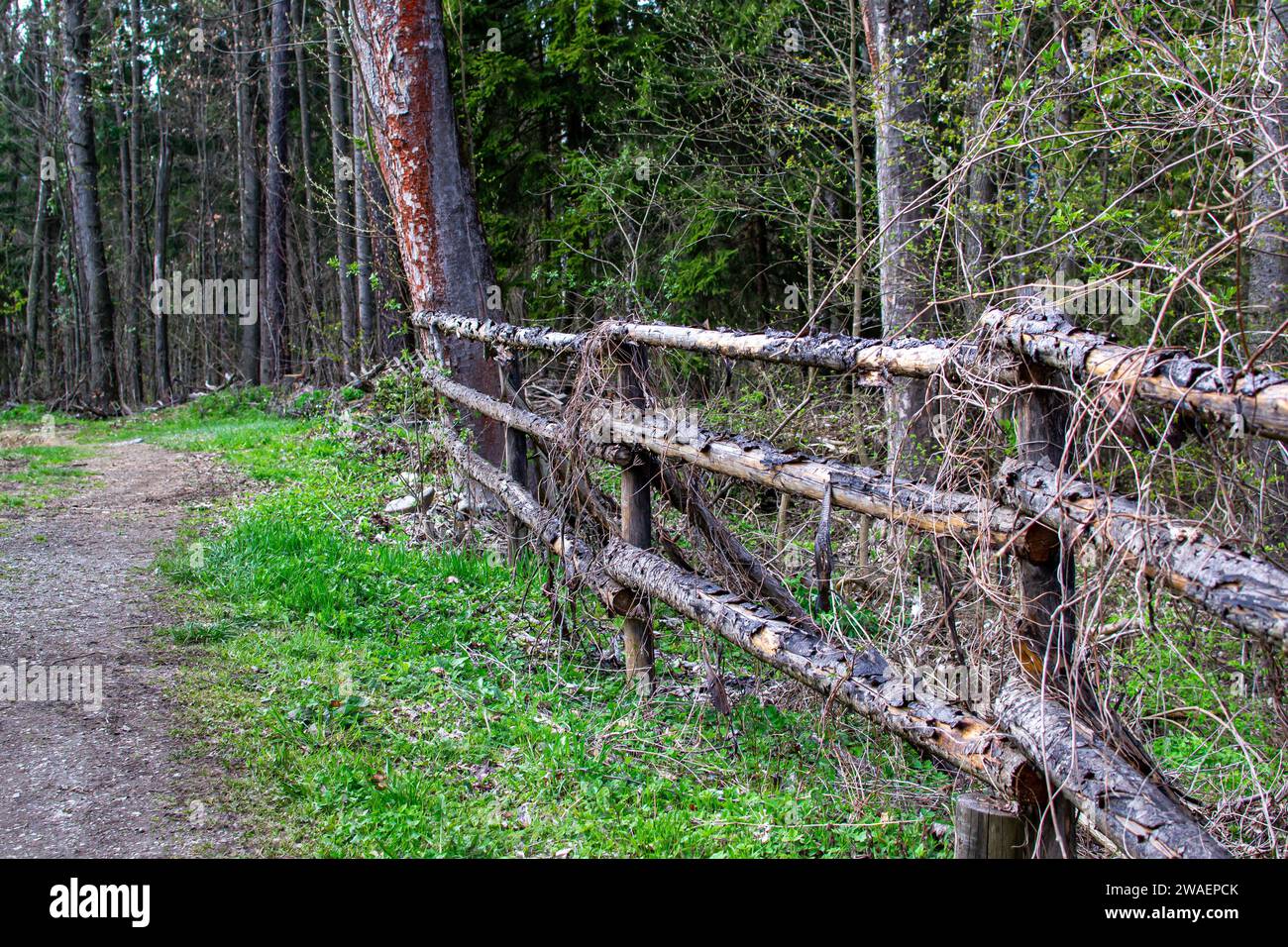 Austria wooden fence hi-res stock photography and images - Alamy