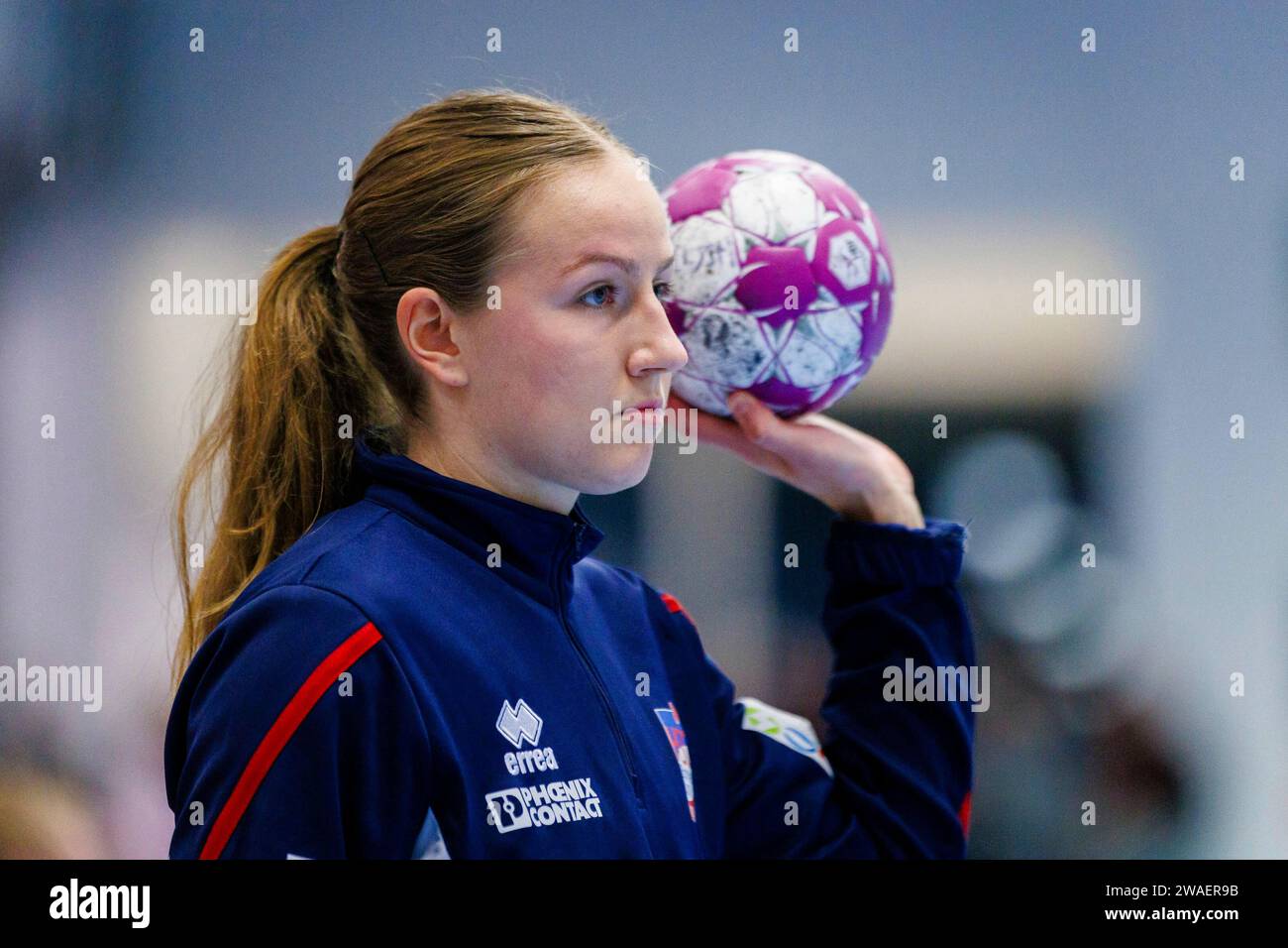 Blomberg, Deutschland. 03rd Jan, 2024. Ann Kynast (HSG Blomberg-Lippe ...